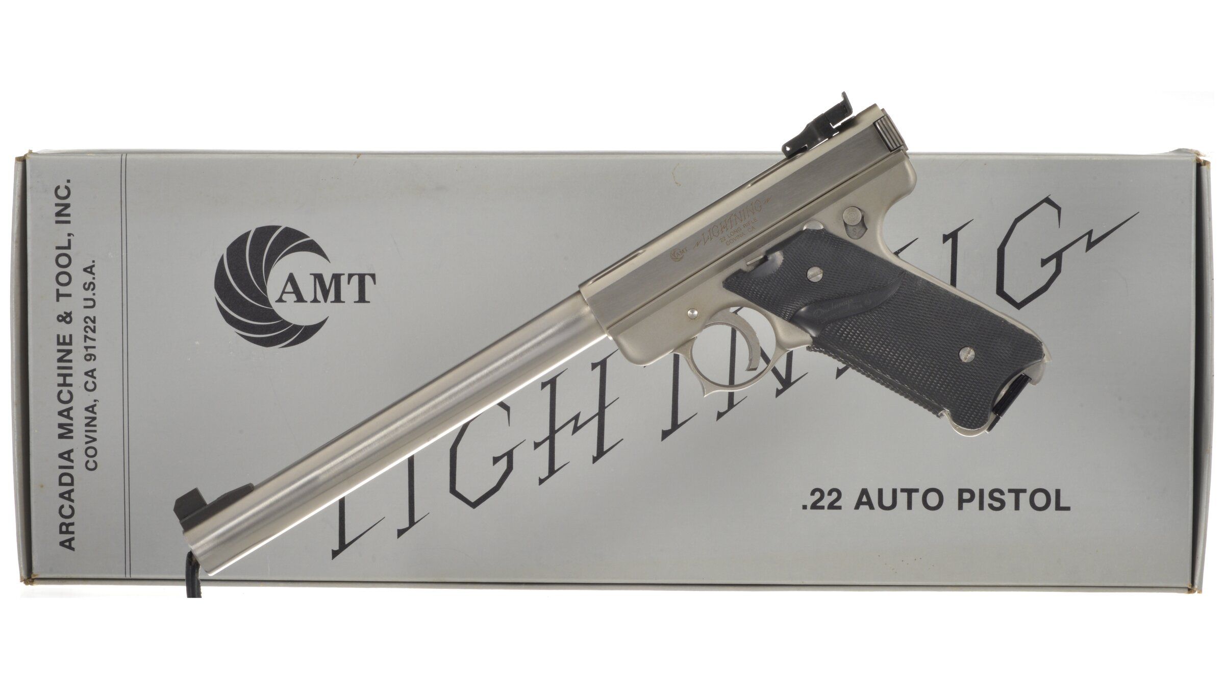 AMT Lightning Semi-Automatic Pistol with Box | Rock Island Auction