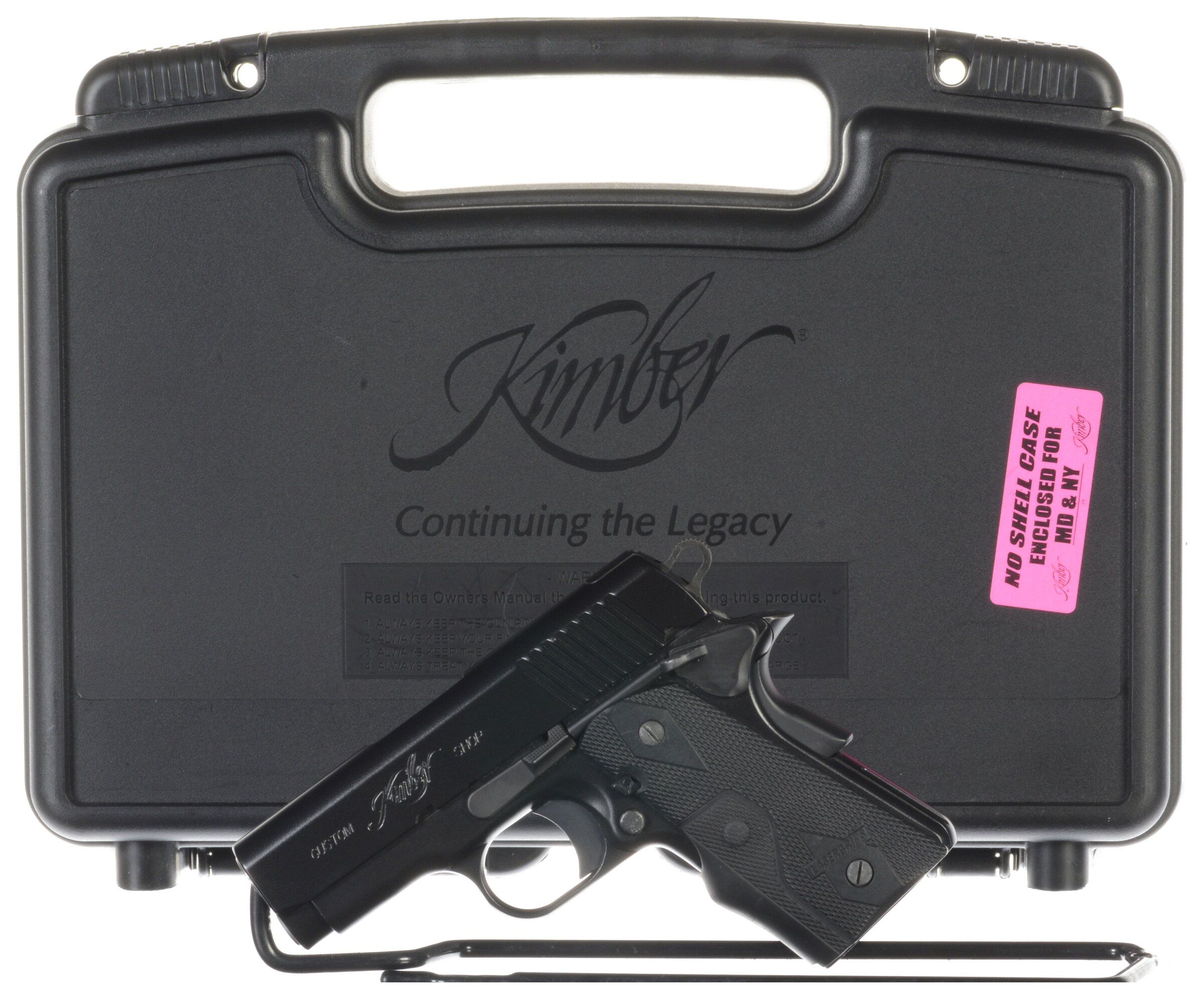 Kimber Custom Shop Ultra RCP II Semi-Automatic Pistol with Case | Rock ...