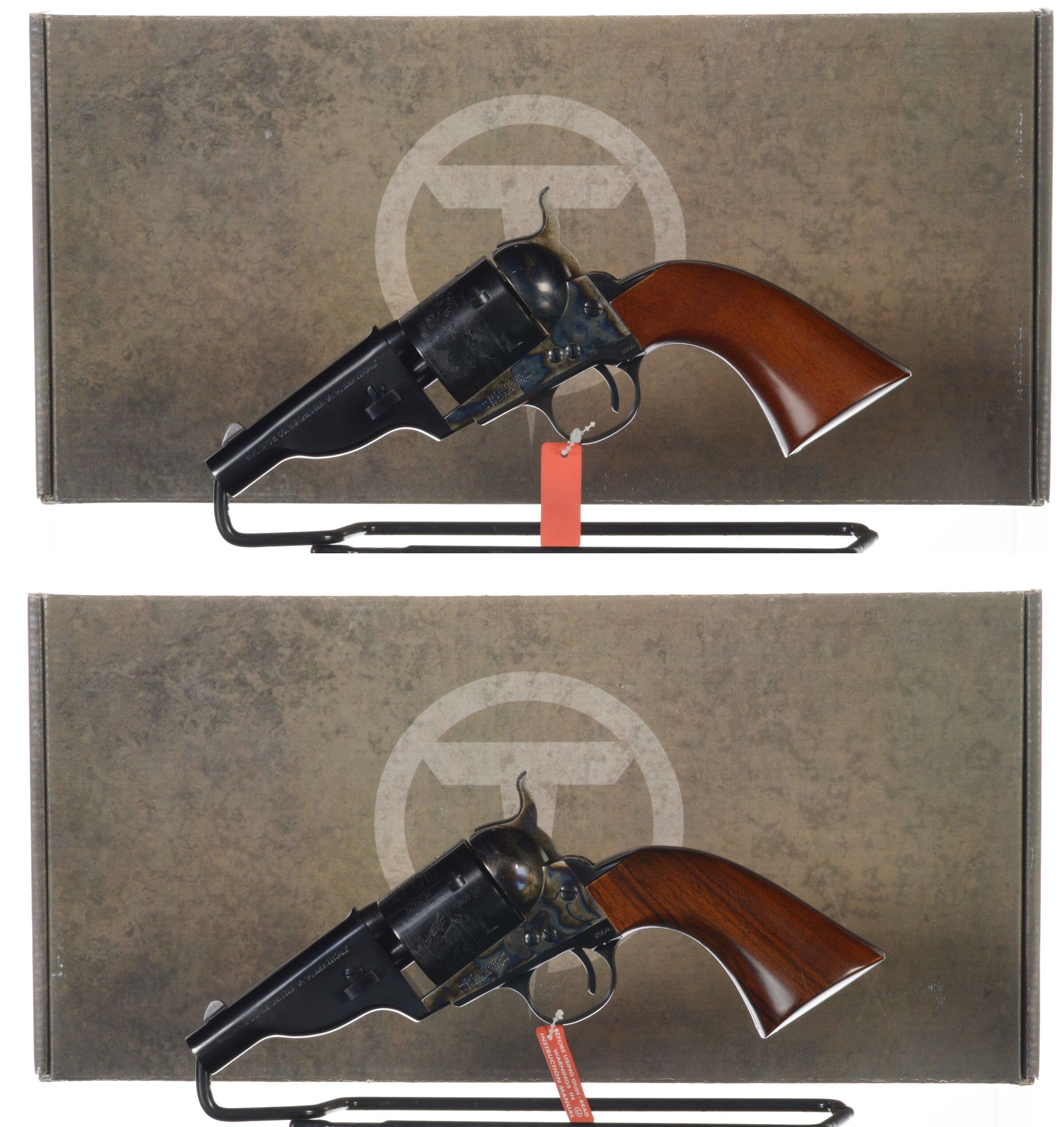 Two Uberti Hickok Open Top Conversion Revolvers with Boxes | Rock ...