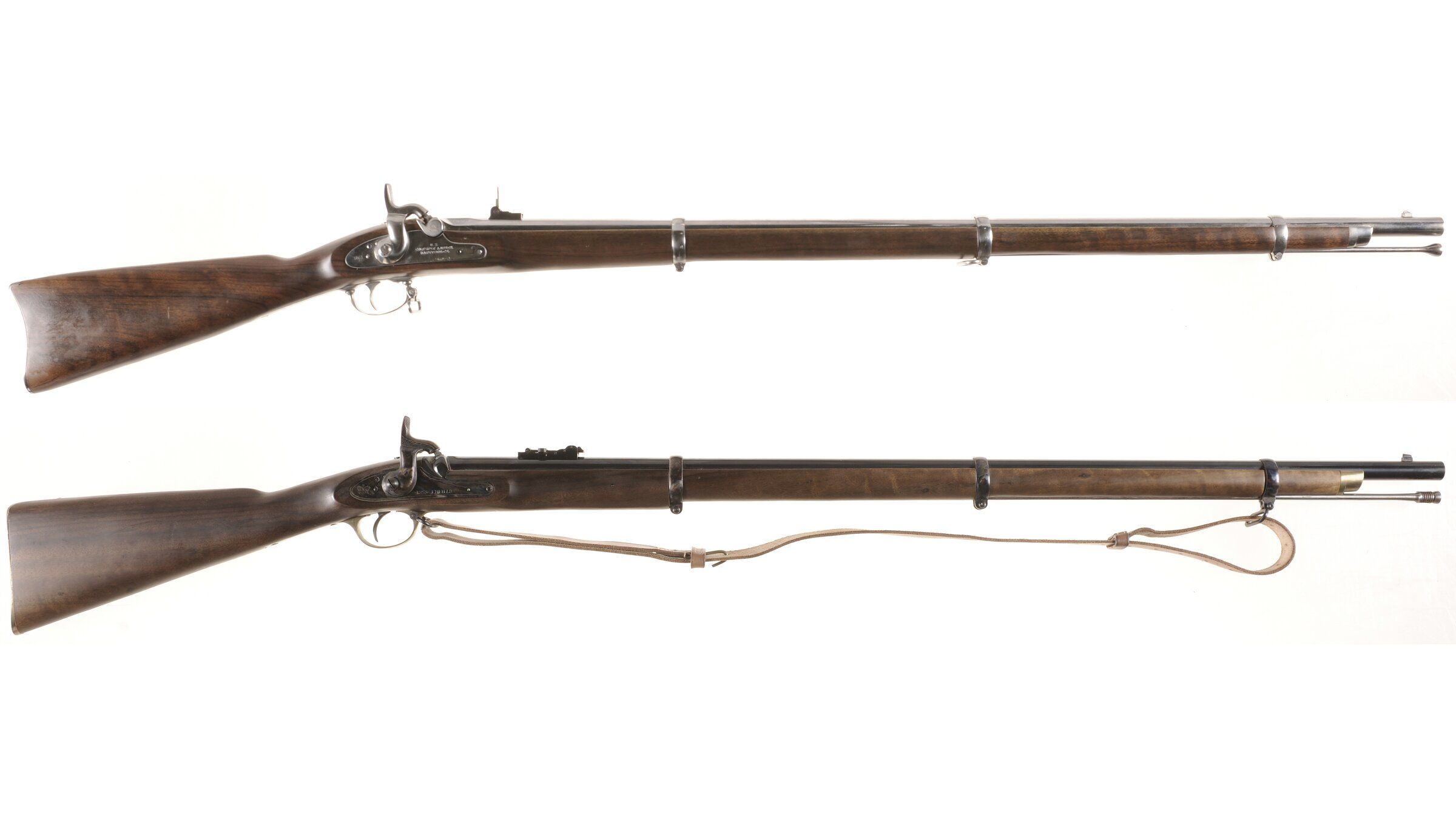 Two Reproduction Black Powder Percussion Rifles | Rock Island Auction