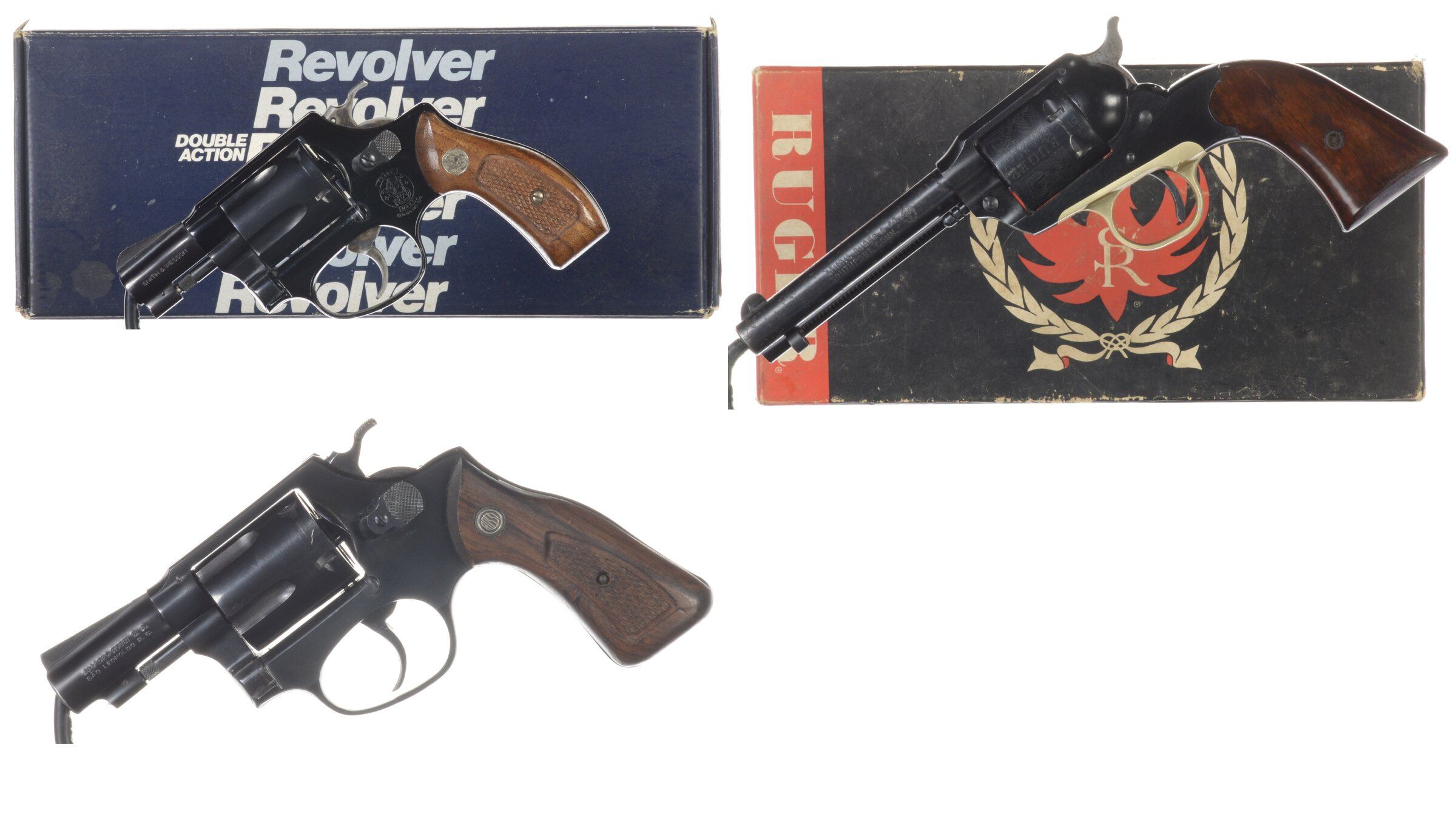 Three Revolvers | Rock Island Auction