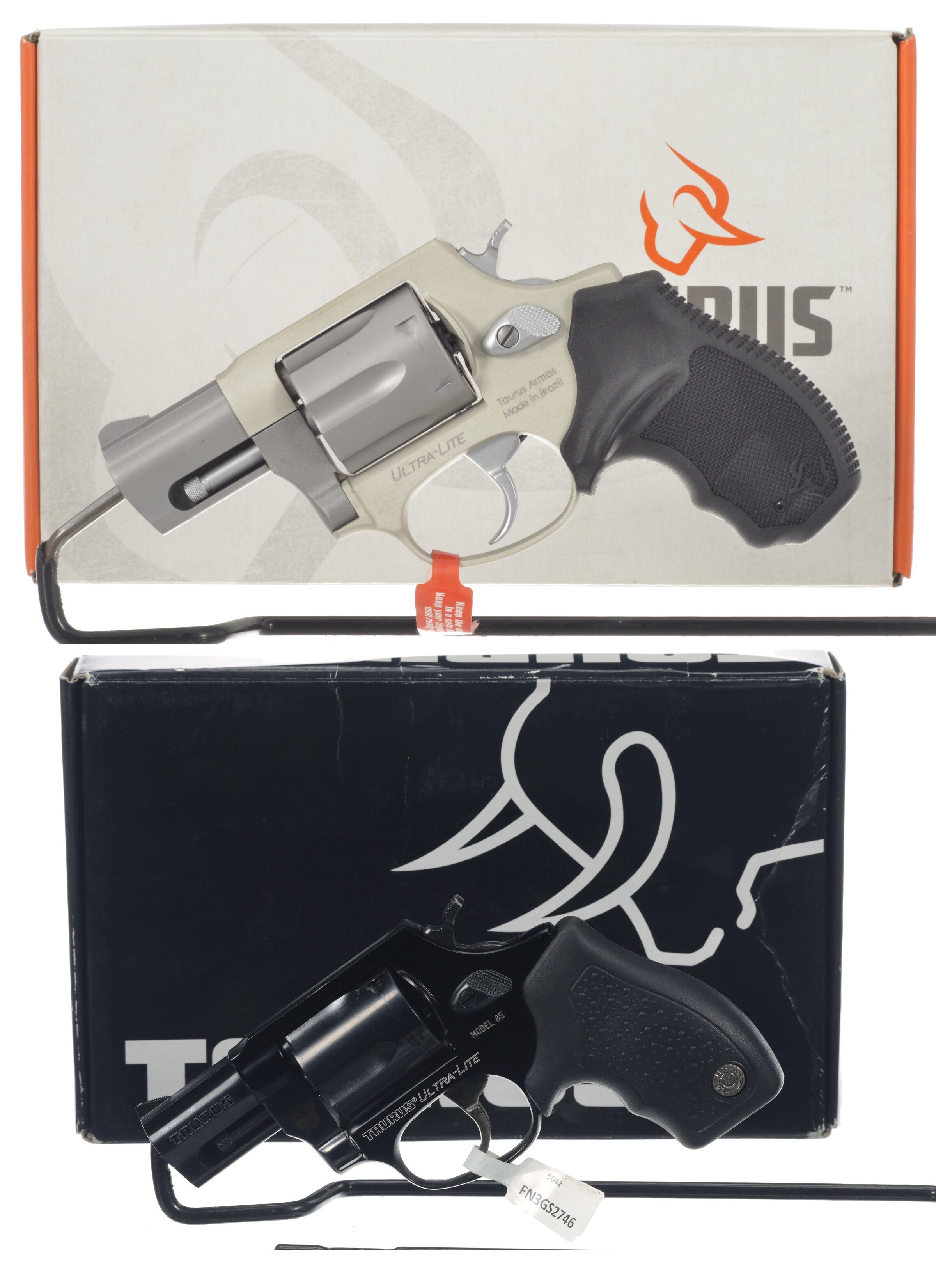 Two Taurus Ultra-Lite Double Action Revolvers with Boxes | Rock Island ...