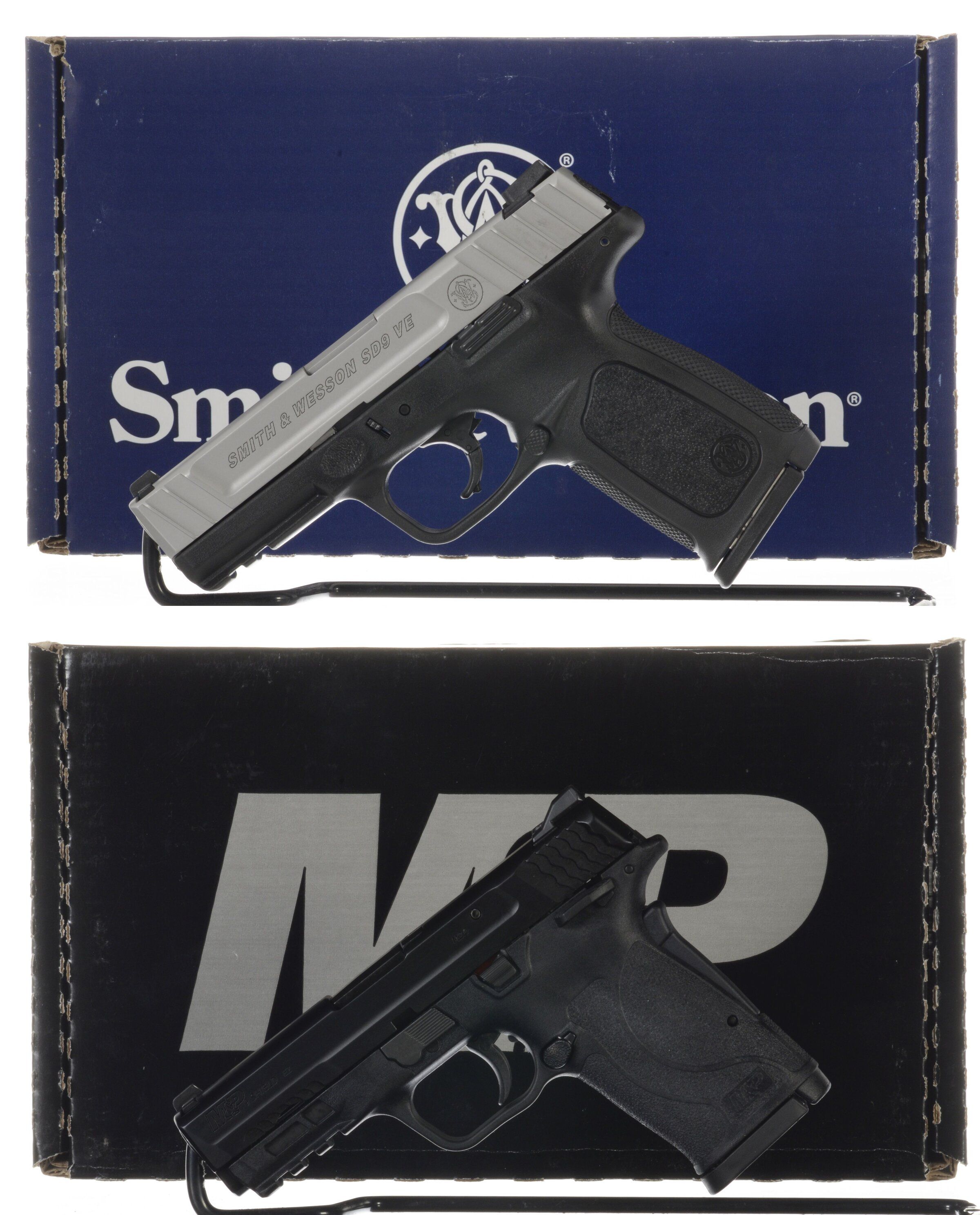 Two Smith & Wesson Semi-Automatic Pistols with Boxes | Rock Island Auction
