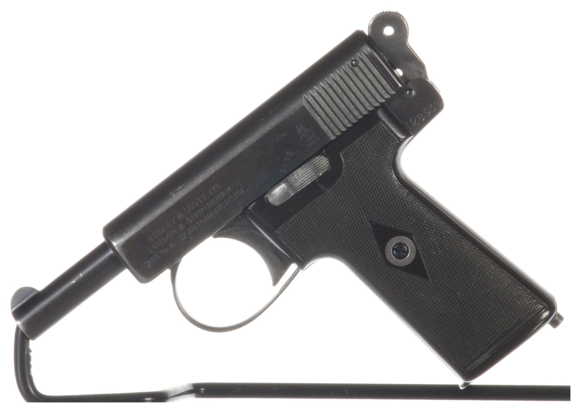 Webley & Scott Model 1908 Semi-Automatic Pistol | Rock Island Auction