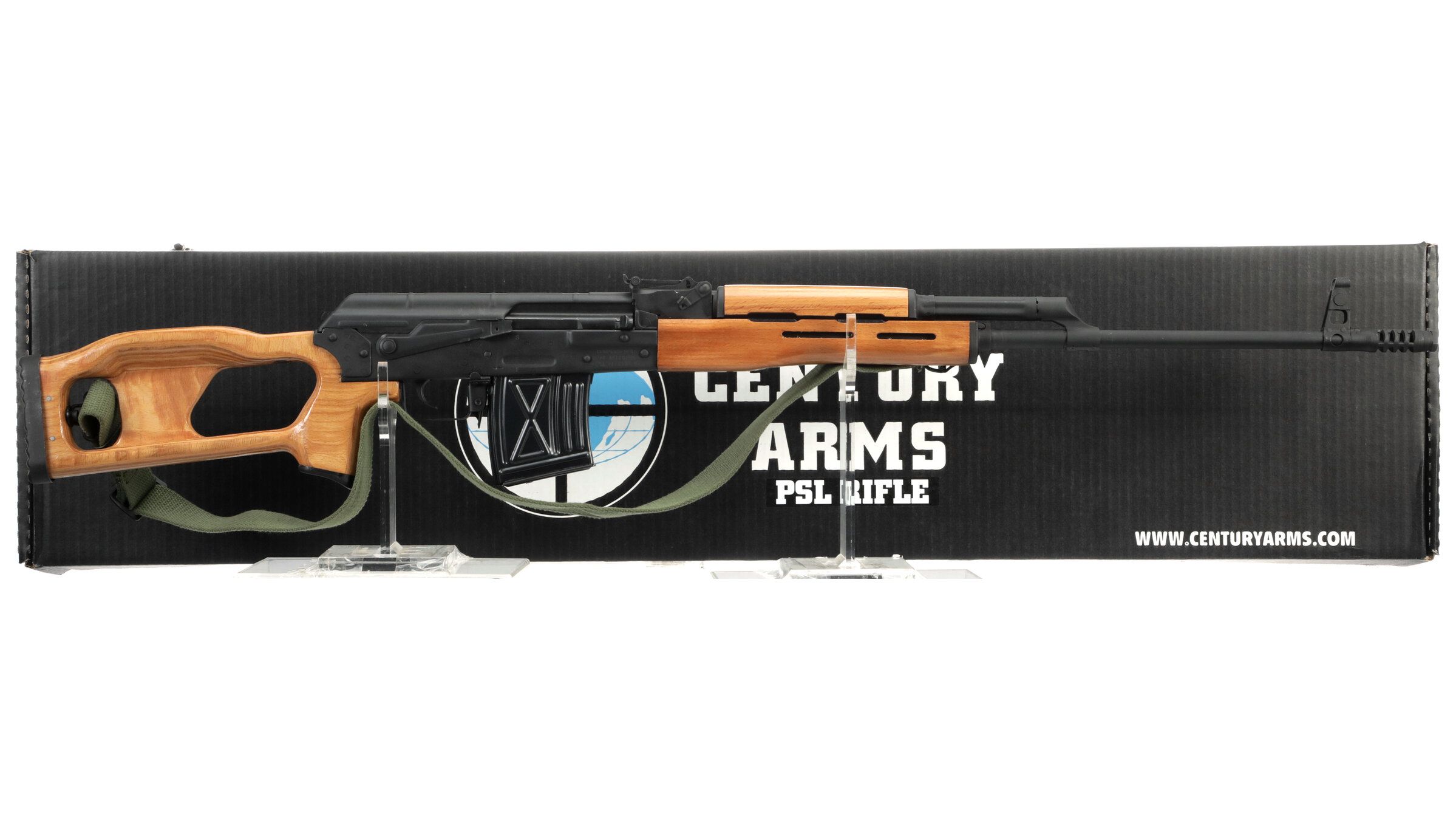 Romarm Psl 54 Semi Automatic Rifle With Scope Rock Island Auction