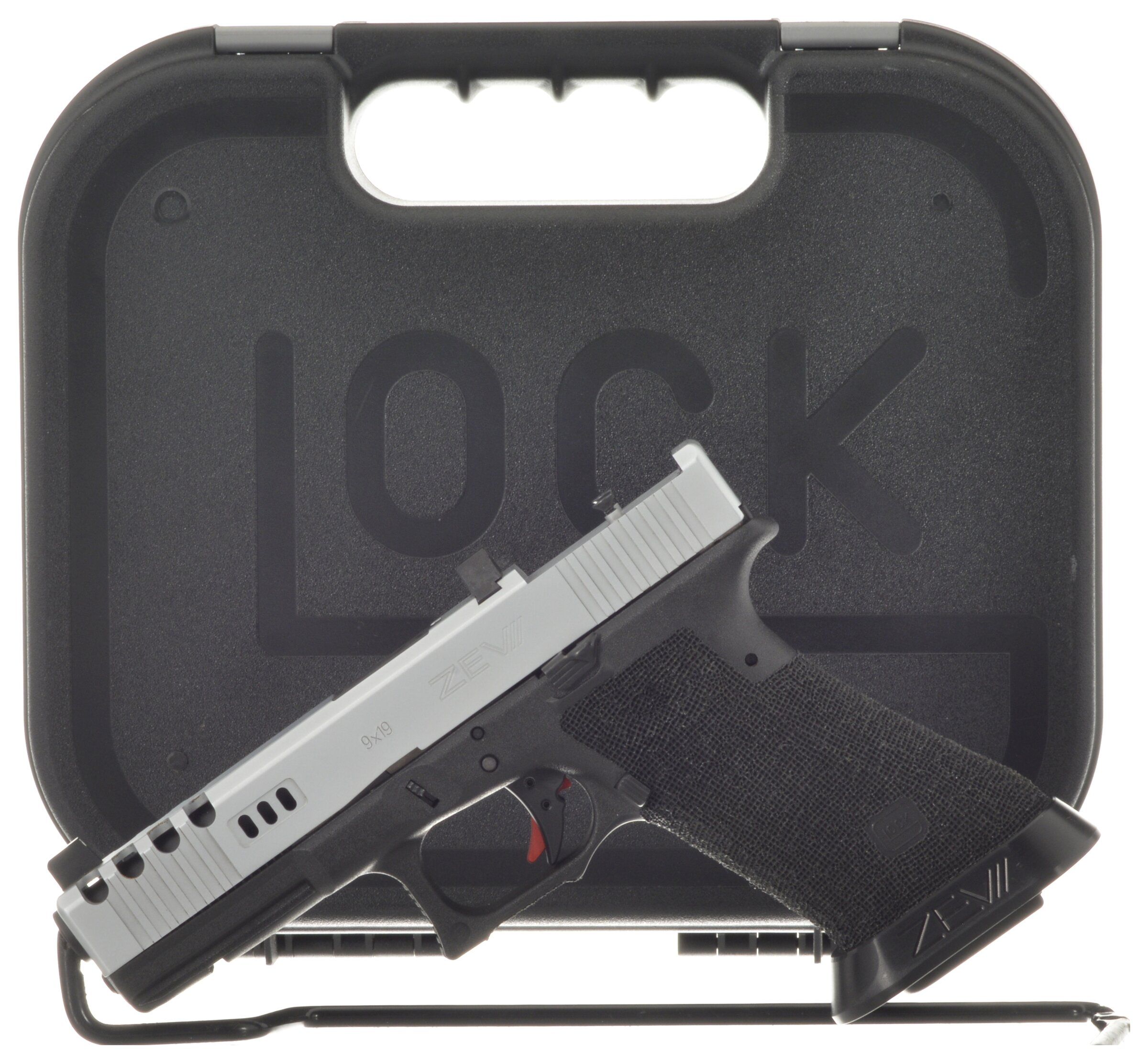 ZEV Technologies Upgraded Glock Model 17 Pistol with Case | Rock Island ...