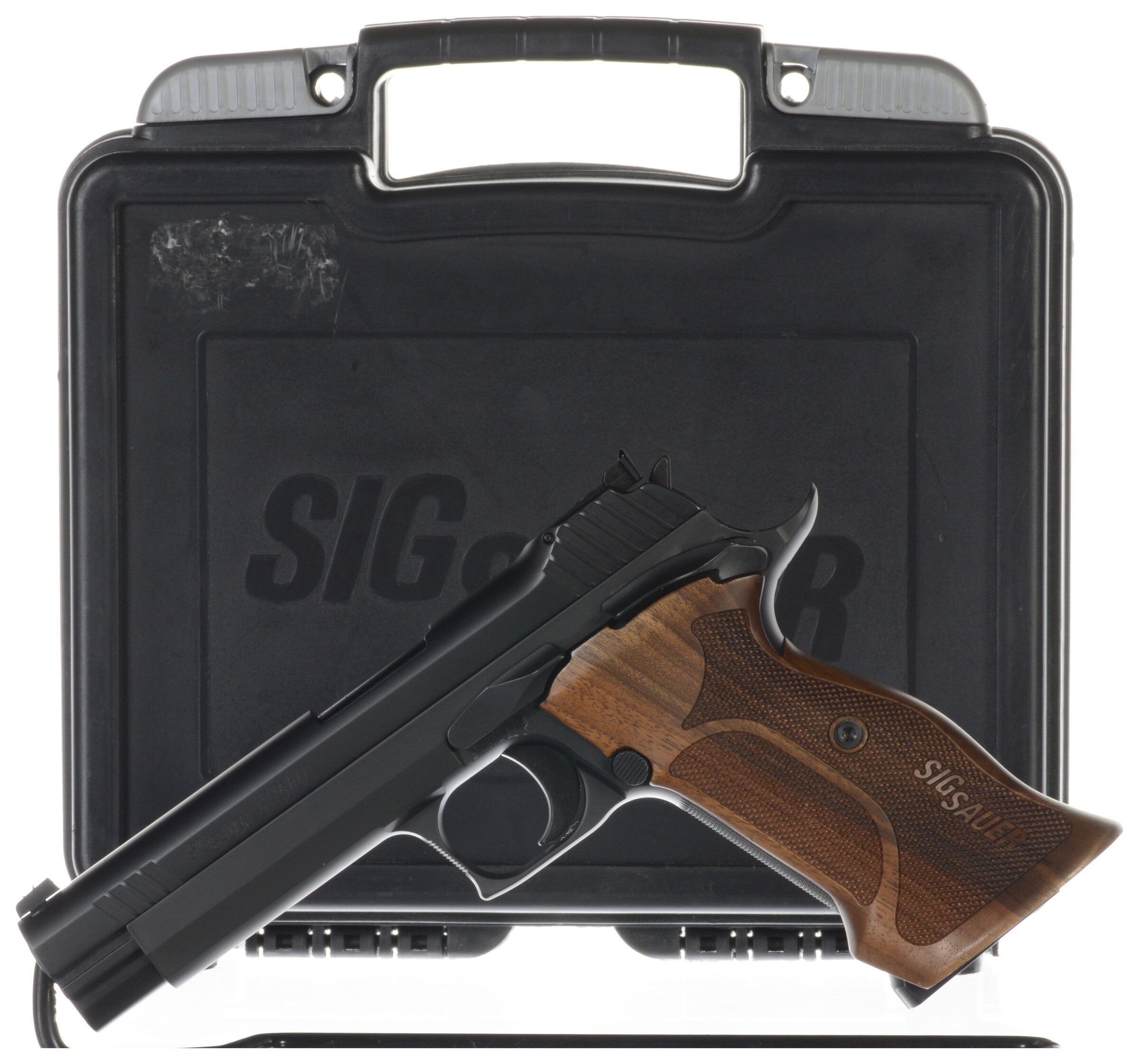 Sig Sauer Model P210 Target Semi-Automatic Pistol with Case | Rock ...