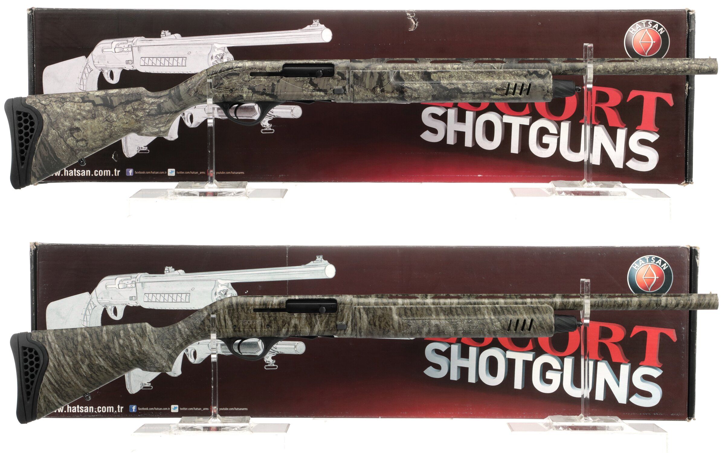 Two Hatsan Escort Ps Youth 20 Gauge Shotguns With Boxes Rock Island