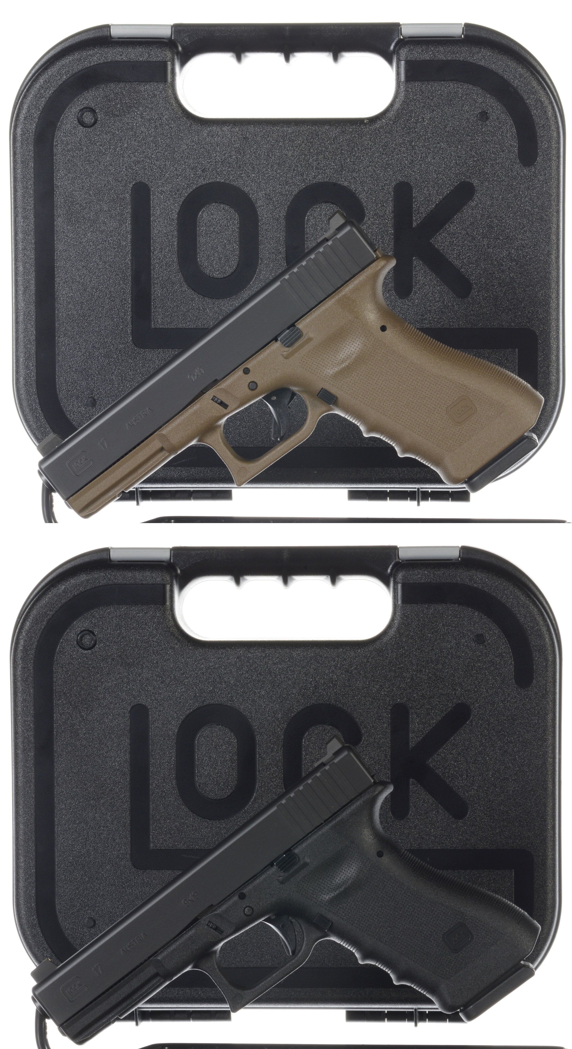 Two Glock Model 17 RTF2 Vickers Tactical Semi-Automatic Pistols | Rock ...