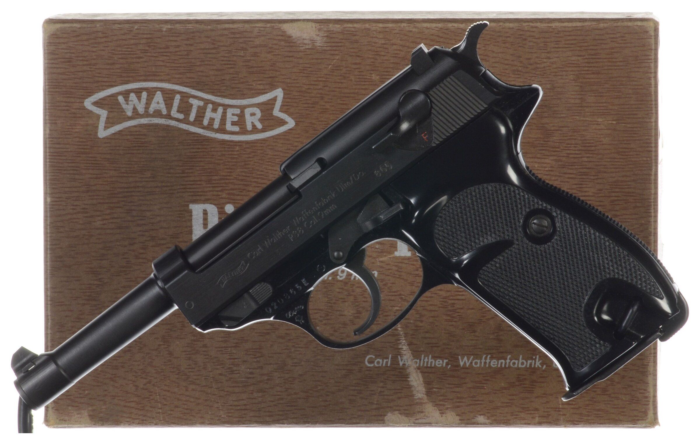 Walther/Interarms P-38 Semi-Automatic Pistol with Box | Rock Island Auction