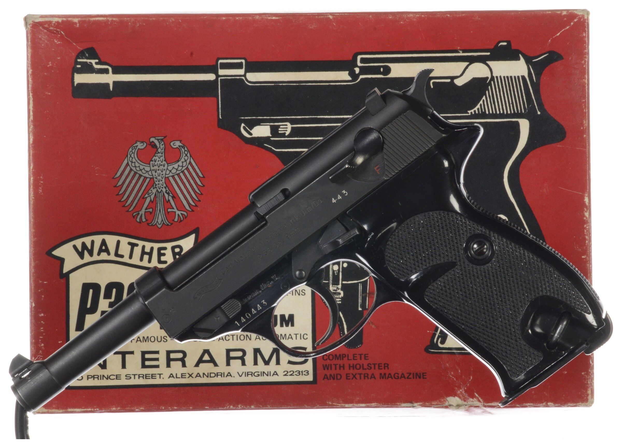 Walther/Interarms P-38 Semi-Automatic Pistol with Box | Rock Island Auction