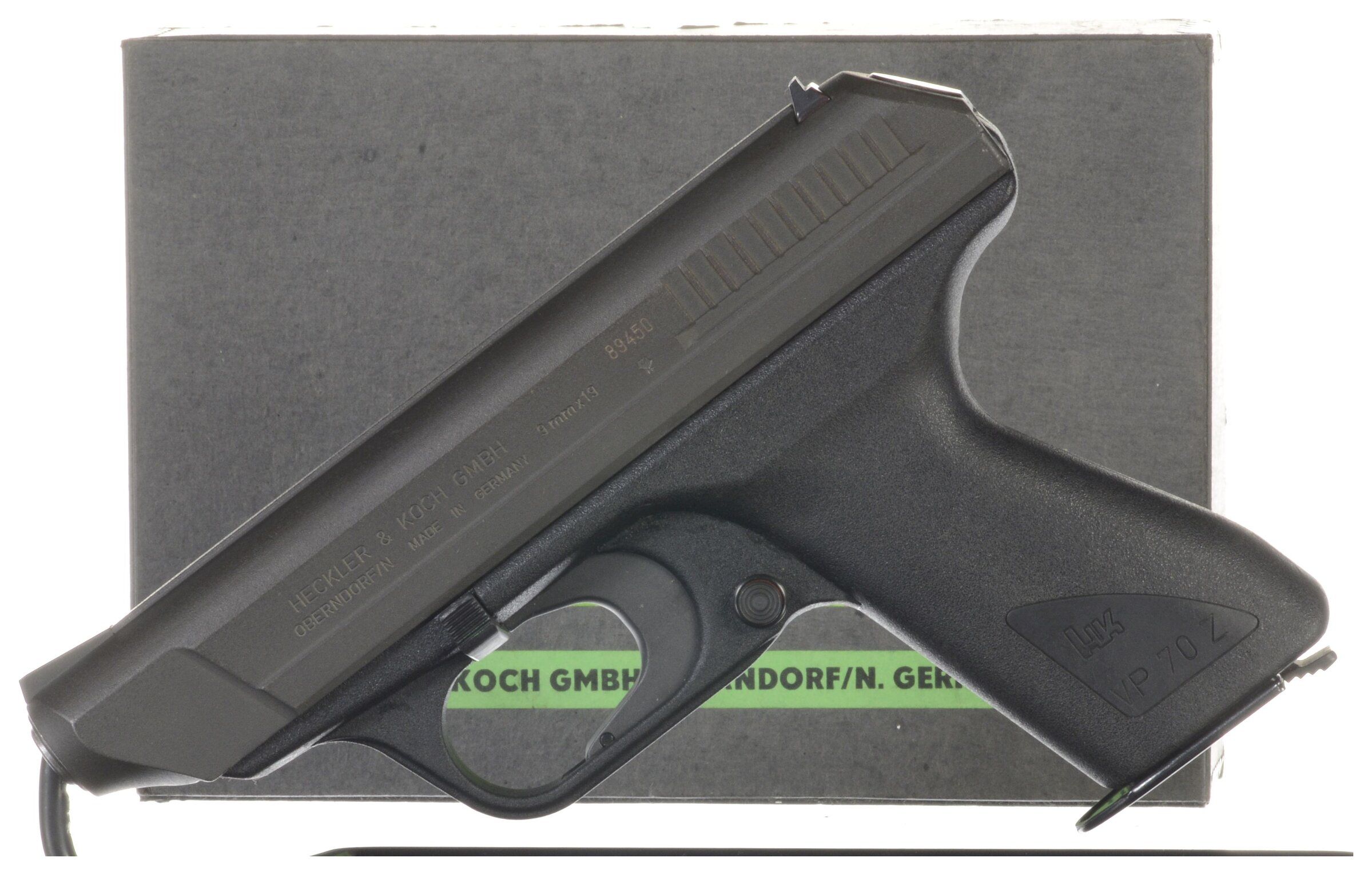 Heckler & Koch Model VP 70 Z Semi-Automatic Pistol with Box | Rock ...