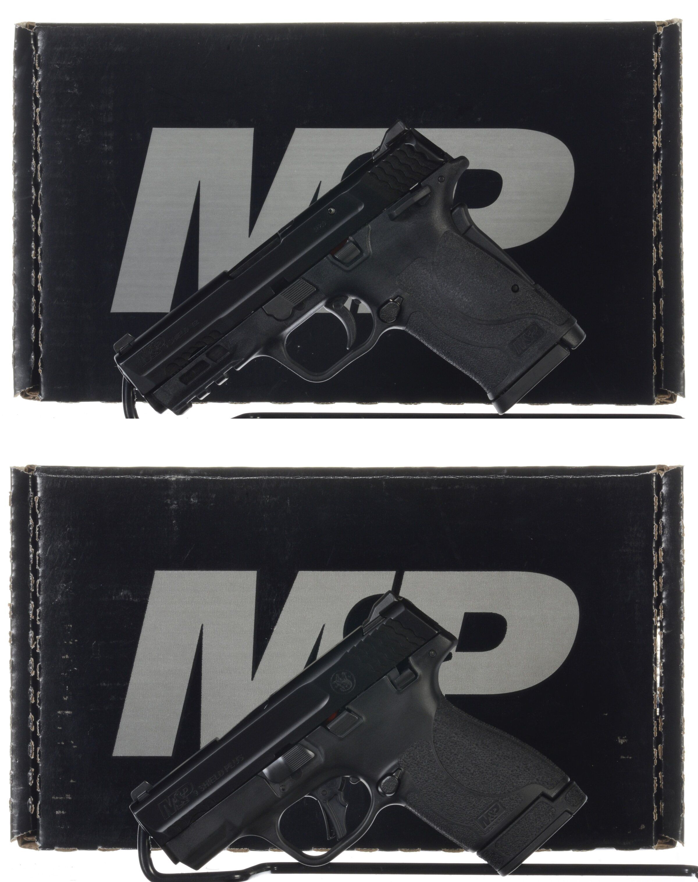 Two Smith & Wesson M&P9 Shield Semi-Automatic Pistols with Boxes | Rock ...