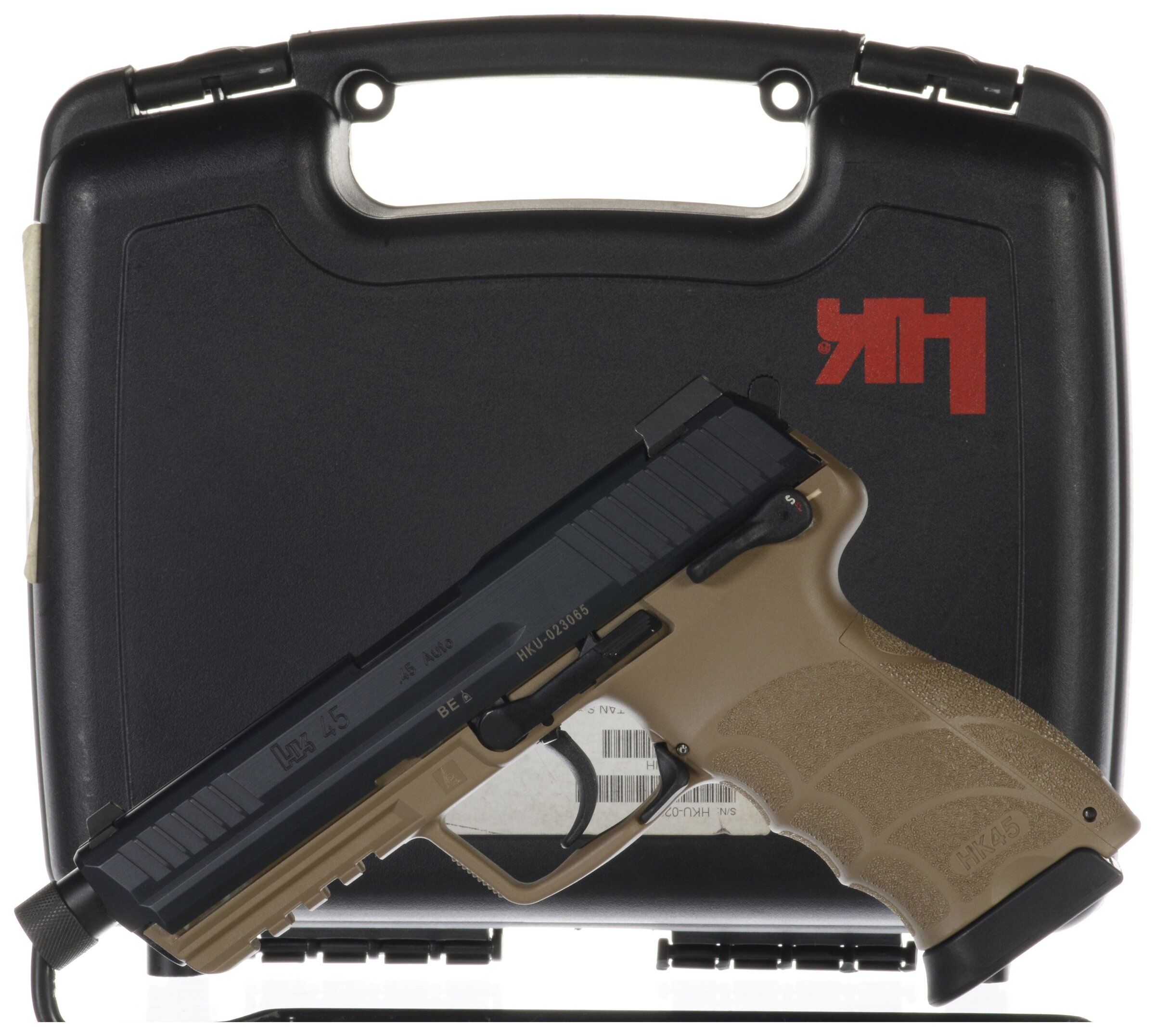 Heckler & Koch Model HK45 Semi-Automatic Pistol with Case | Rock Island ...