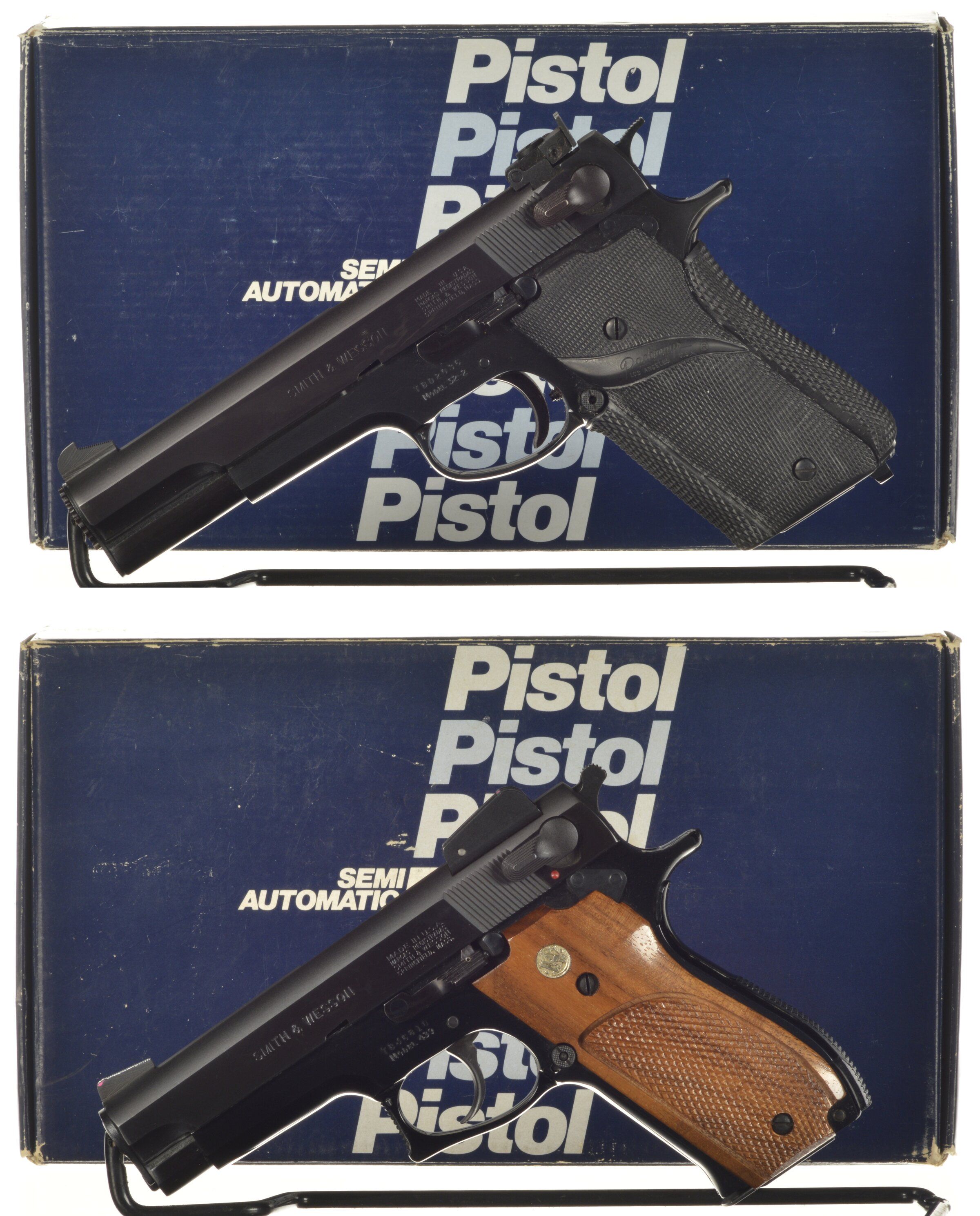 Two Smith & Wesson Semi-Automatic Pistols with Boxes | Rock Island Auction