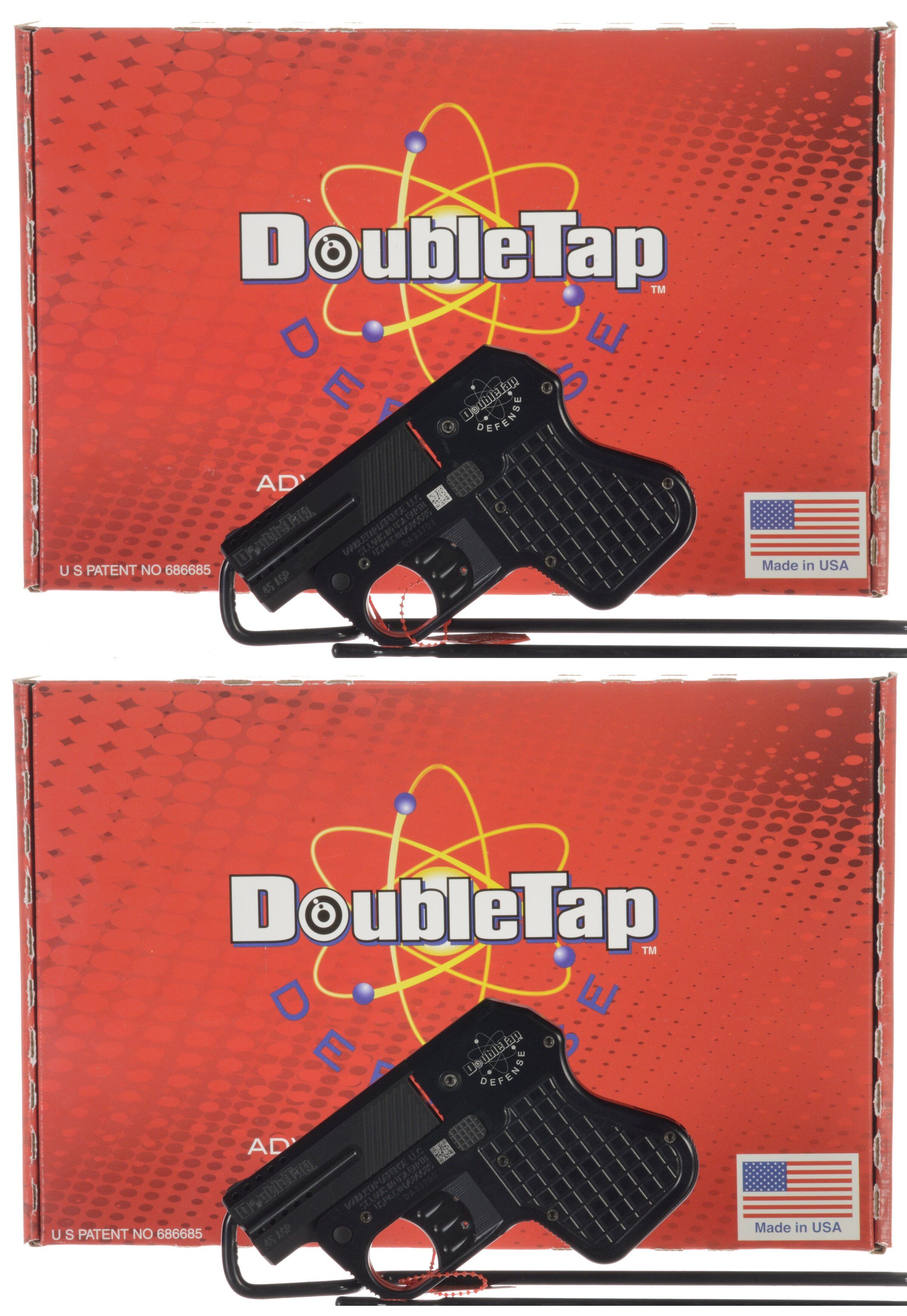 Two DoubleTap Defense Double Tap Pistols with Boxes | Rock Island Auction