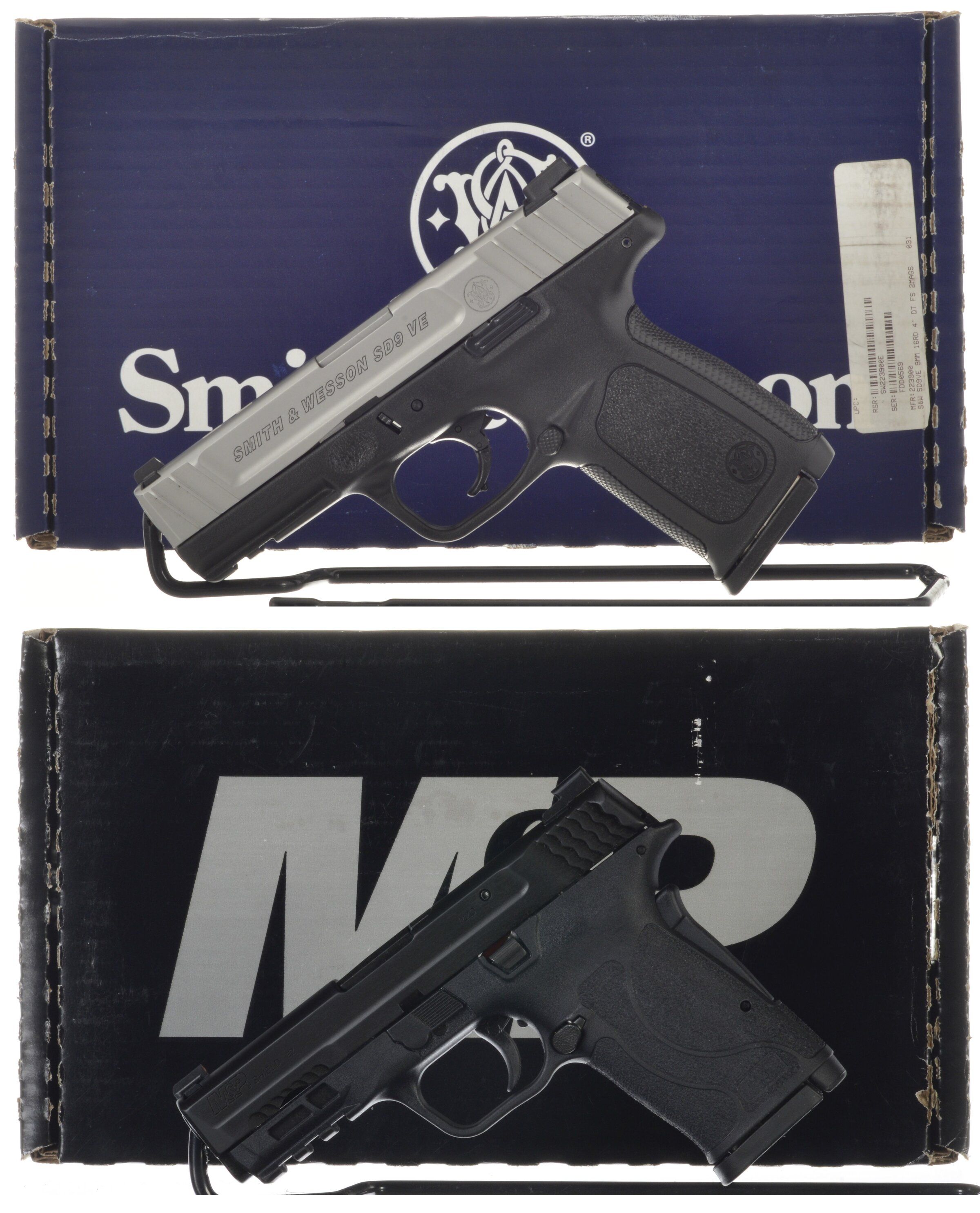 Two Smith & Wesson Semi-Automatic Pistols with Boxes | Rock Island Auction