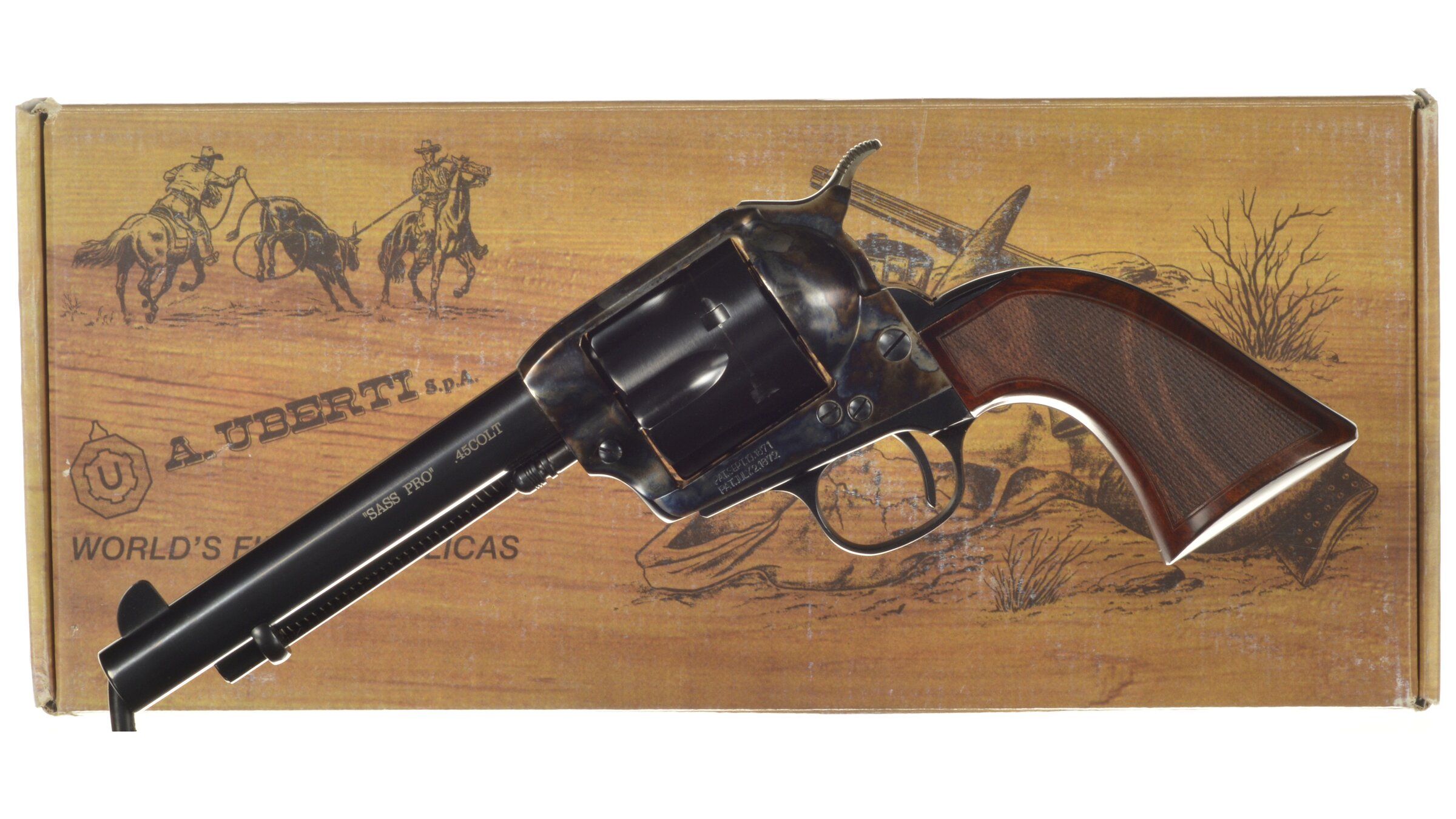 Uberti Sass Pro Single Acton Revolver with Box | Rock Island Auction