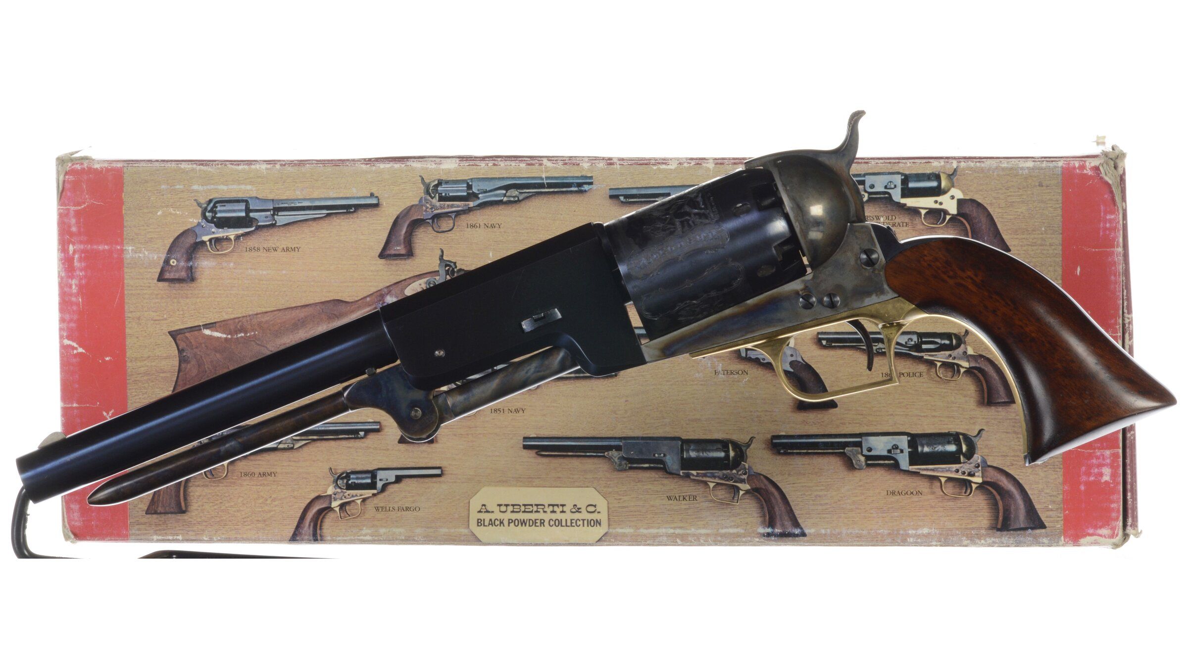 Uberti Walker Single Action Percussion Revolver with Box | Rock Island ...