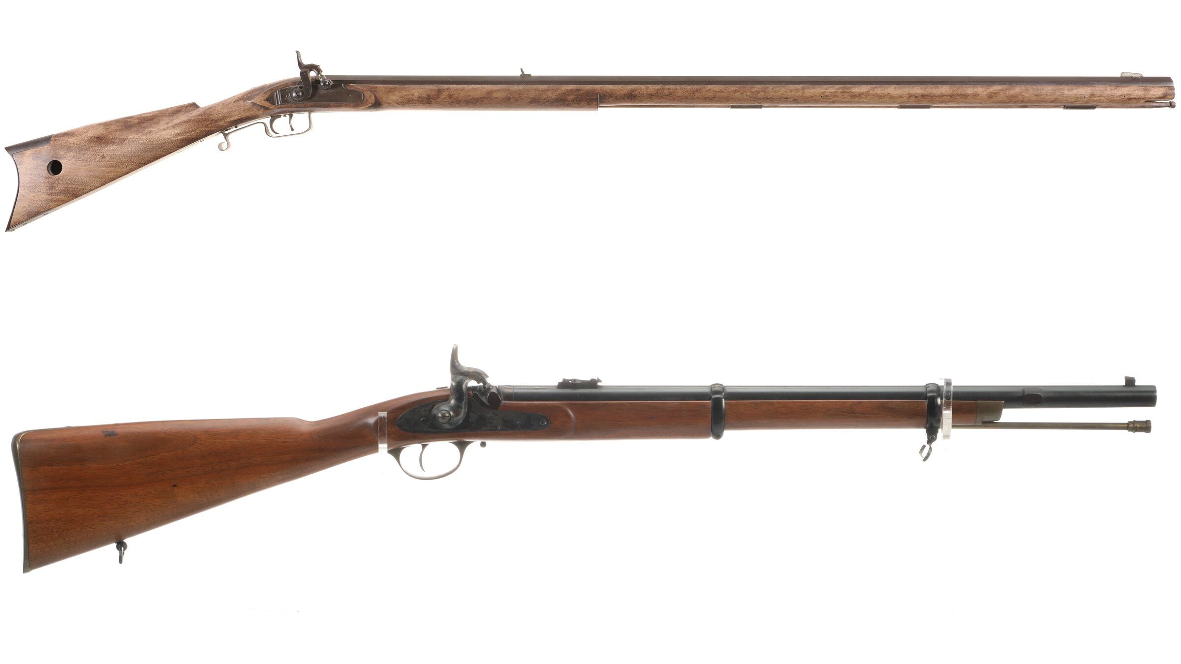 Two Contemporary Percussion Rifles | Rock Island Auction
