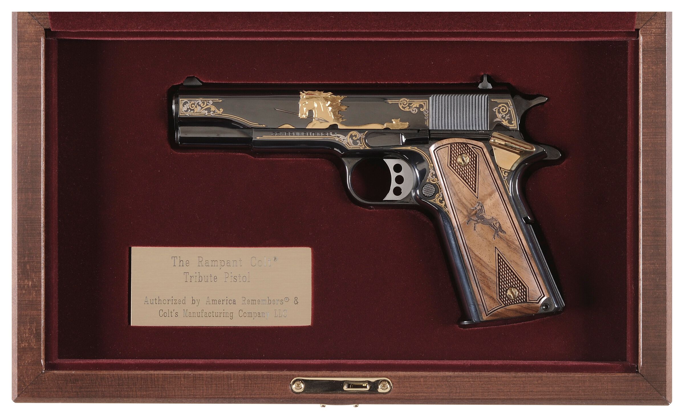 Colt Rampant Tribute Government Model Pistol with Case | Rock Island ...