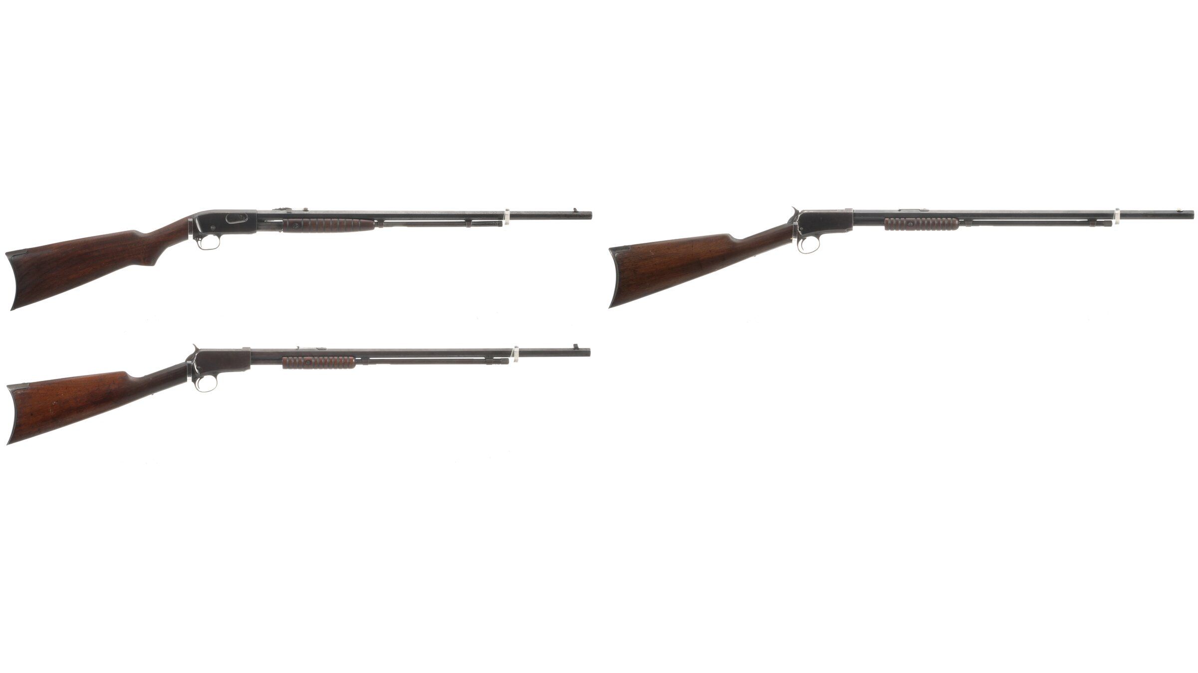 Three Slide Action Rifles | Rock Island Auction