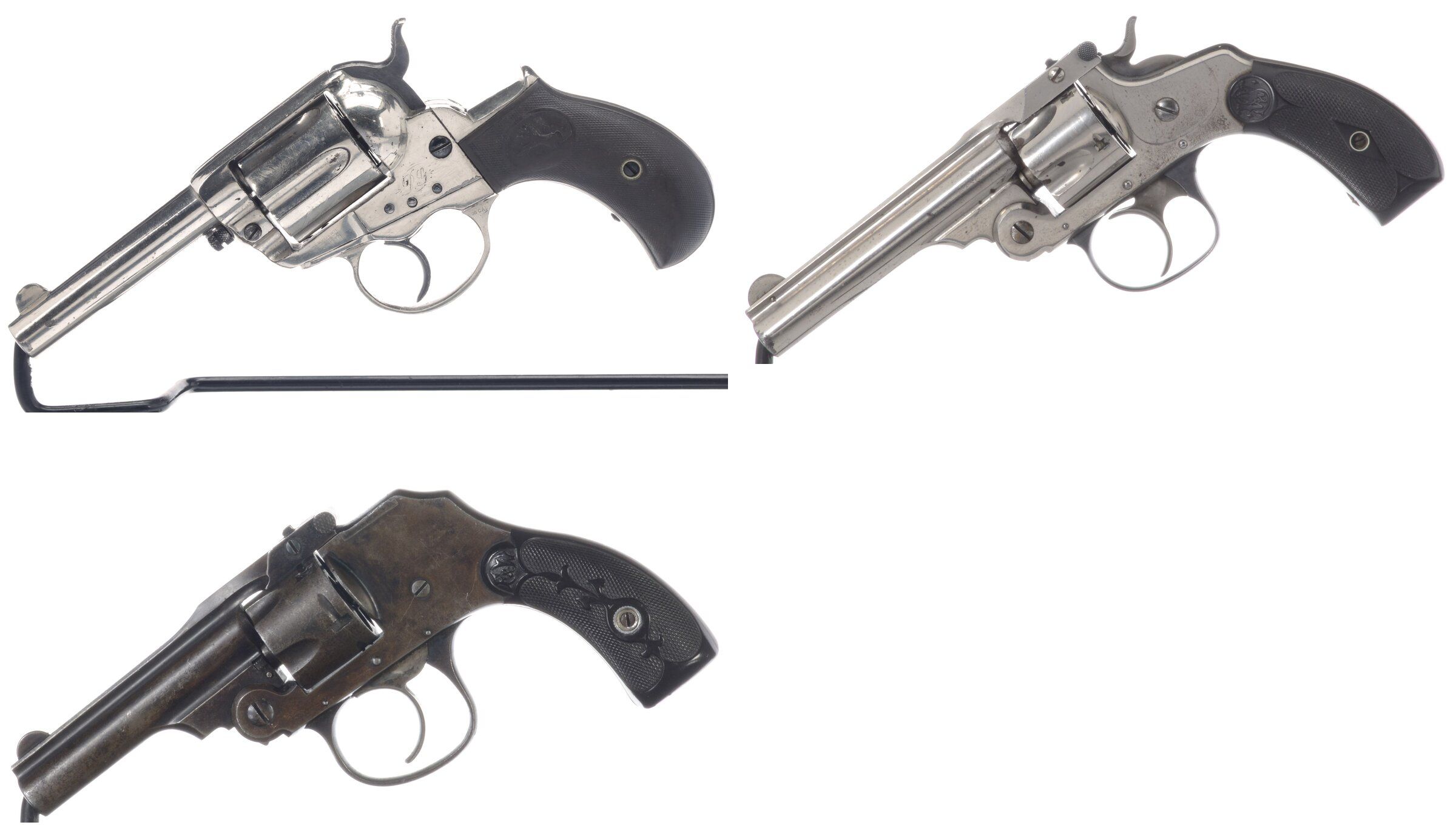 Three Double Action Revolvers | Rock Island Auction