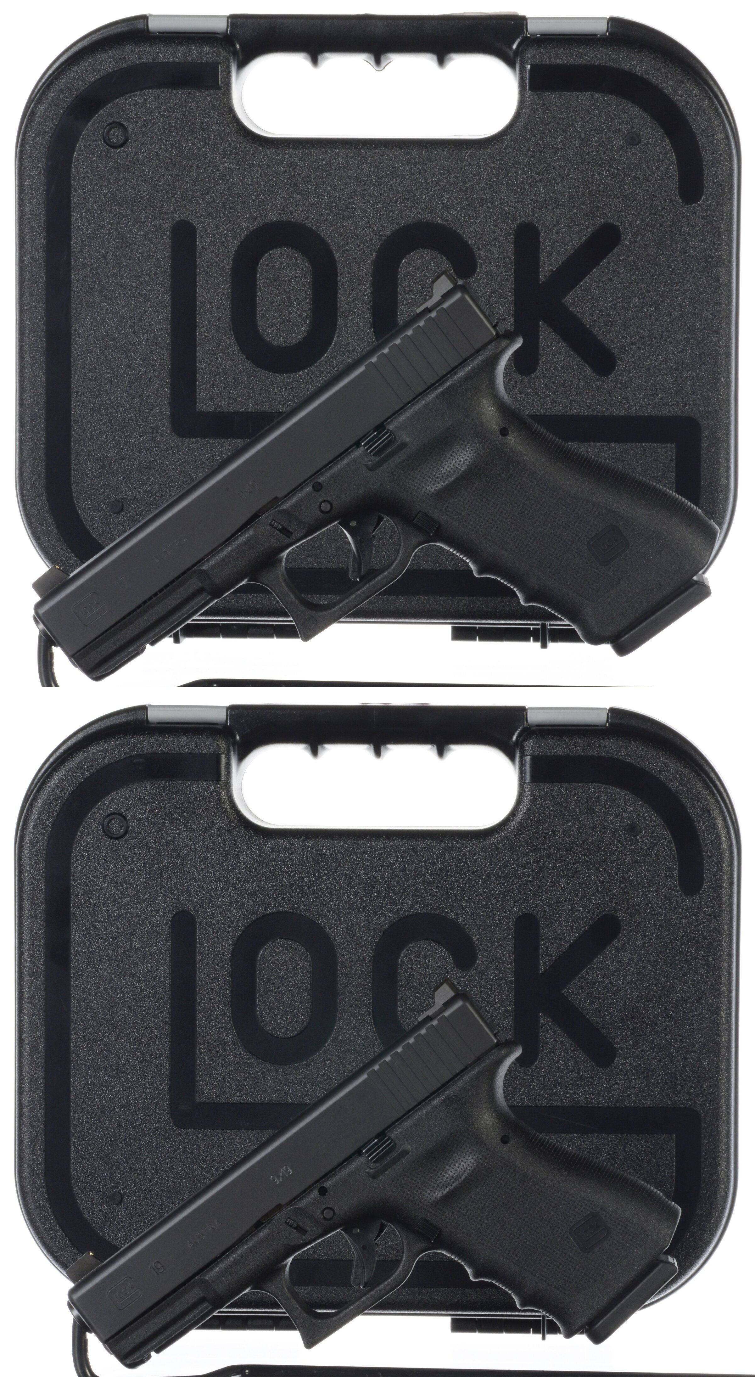 Two Glock Gen 3 RTF2 Semi-Automatic Pistols with Cases | Rock Island ...