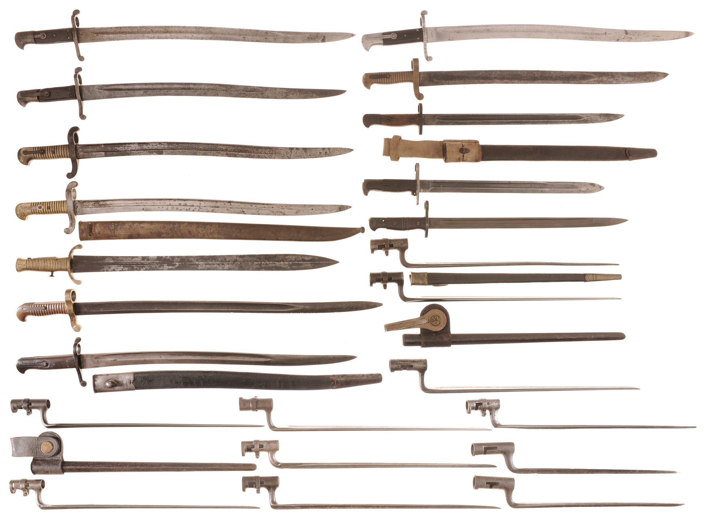 Large Group of Assorted Bayonets | Rock Island Auction