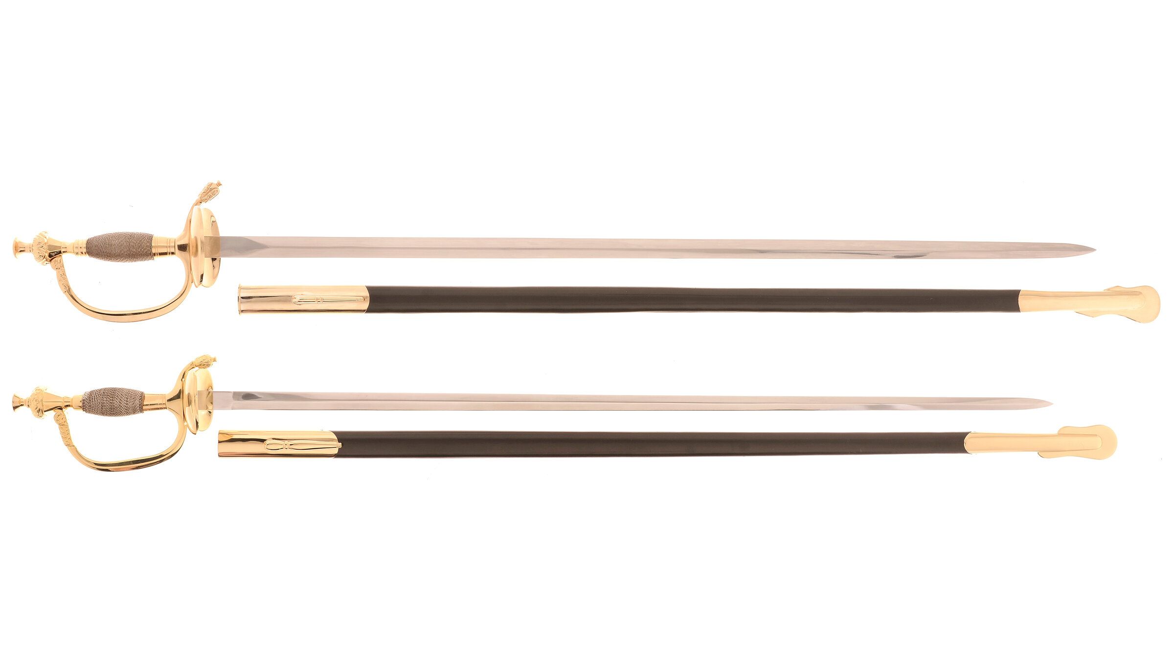 Two U.S. Army Non-Commissioned Officer Swords with Scabbards | Rock ...