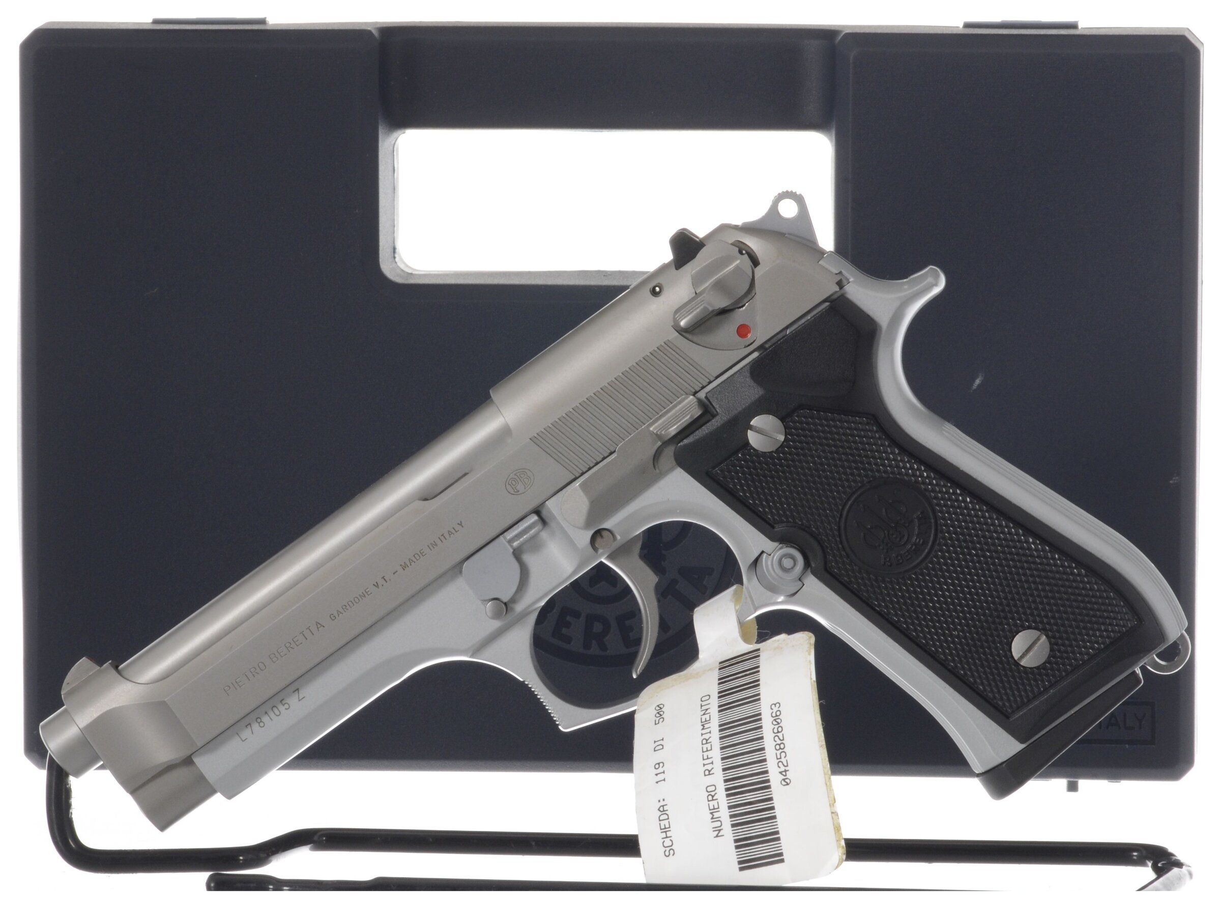 Beretta Model 92FS Inox Semi-Automatic Pistol with Case | Rock Island ...
