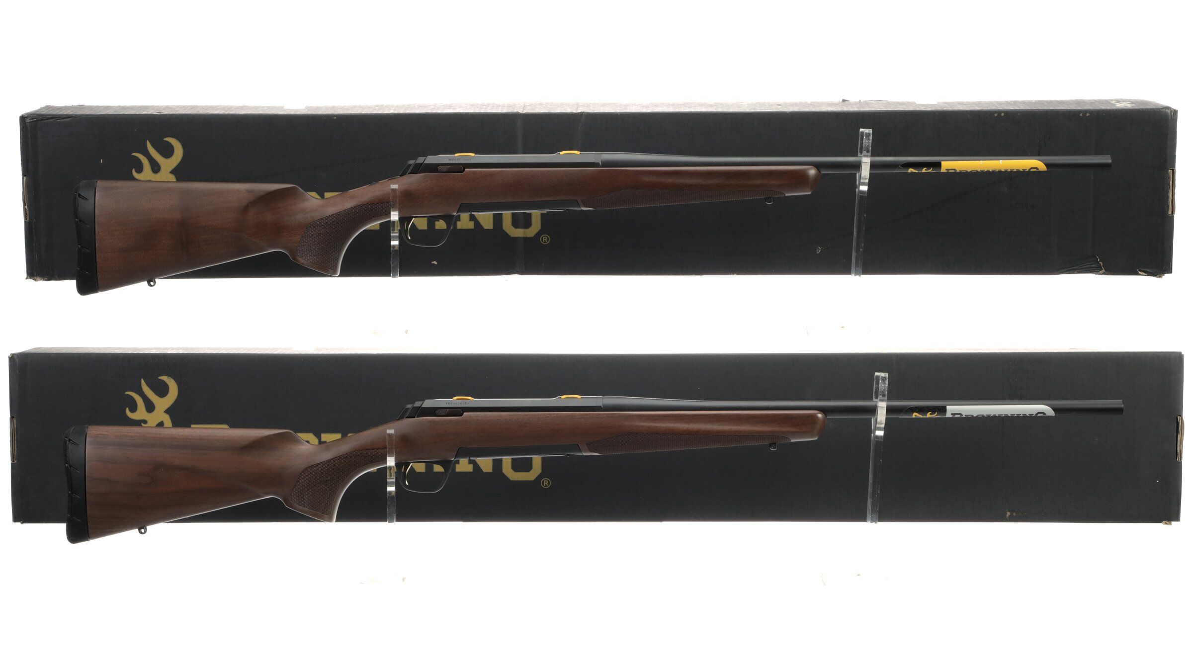 Two Browning X-Bolt Hunter Left Handed Rifles with Boxes | Rock Island ...