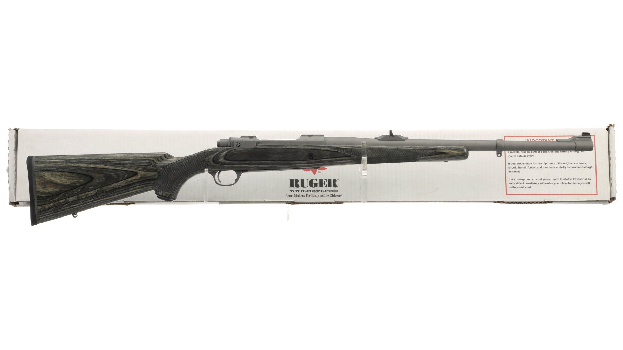 Ruger M77 Hawkeye Left Hand Rifle in .375 Ruger with Box | Rock Island ...