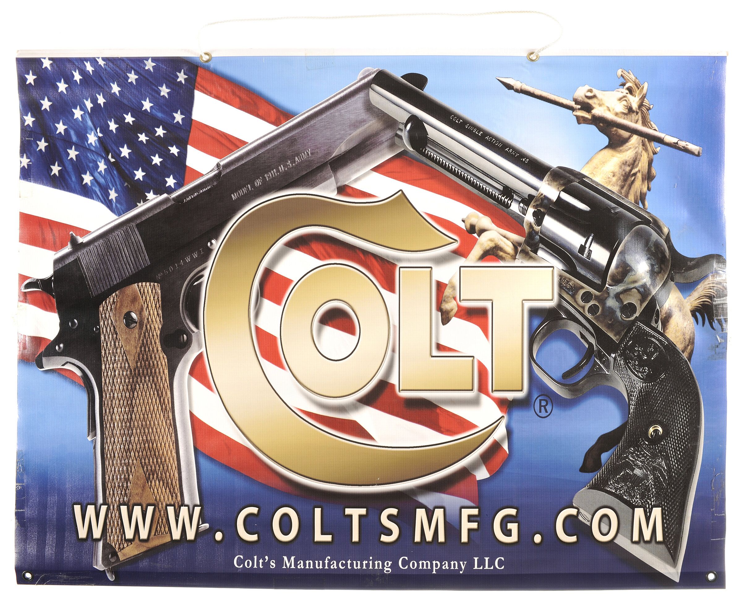 Group of Posters and Firearm Manufacturer Banners | Rock Island Auction