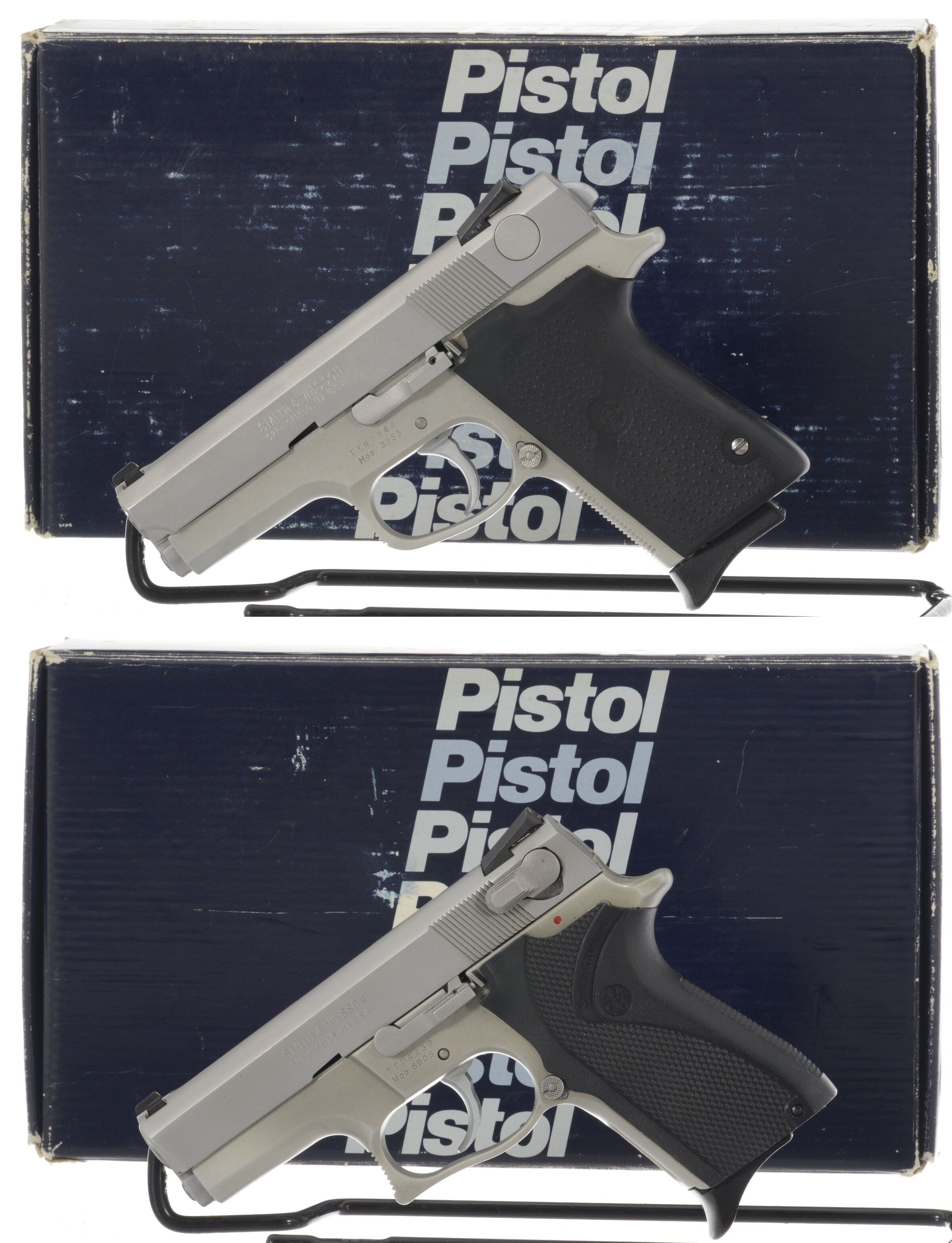 Two Smith & Wesson Semi-Automatic Pistols with Boxes | Rock Island Auction