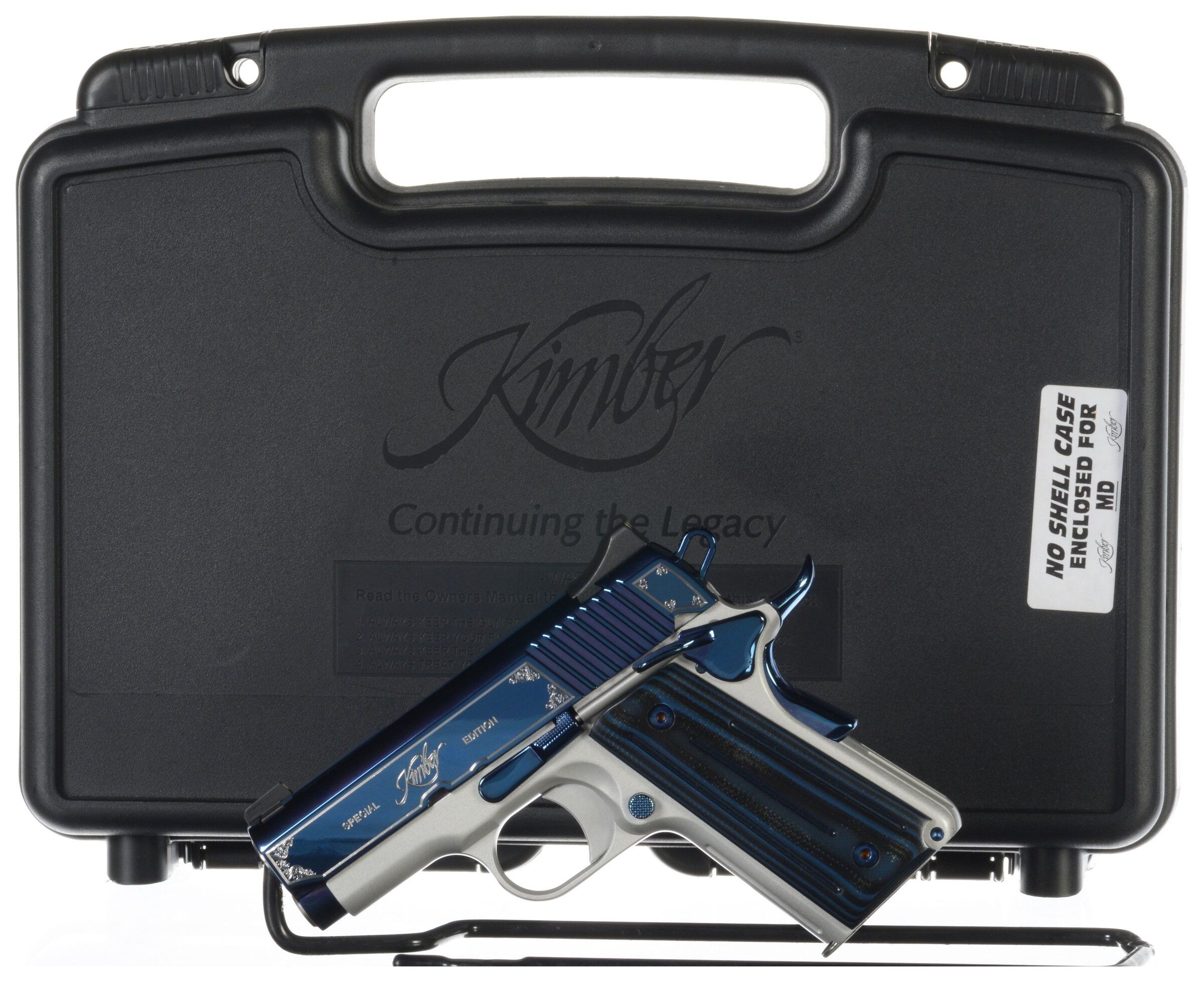 Kimber Special Edition Sapphire Ultra II Pistol with Case | Rock Island ...