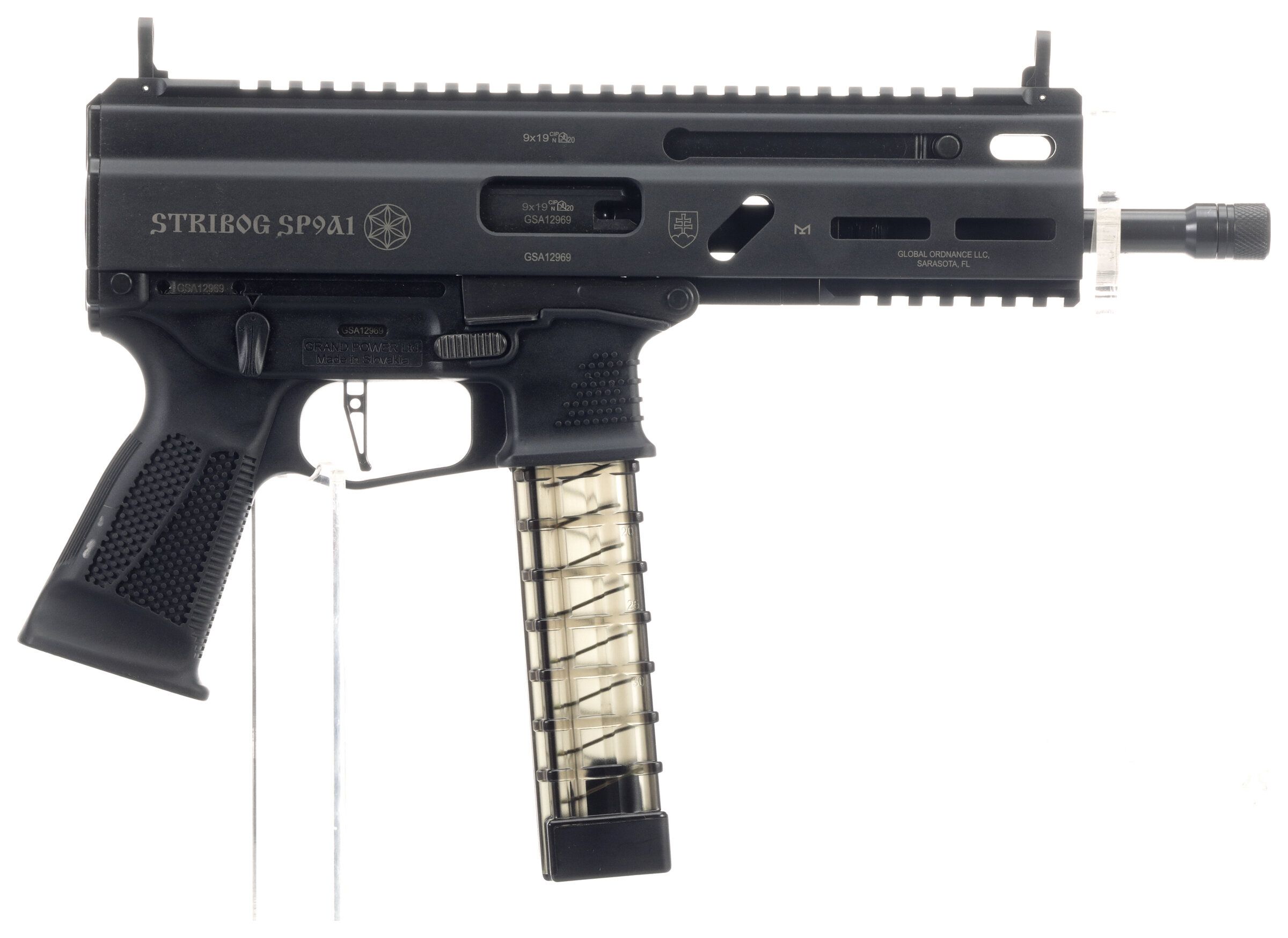 Grand Power Stribog SP9A3 Semi-Automatic Pistol with Case | Rock Island ...