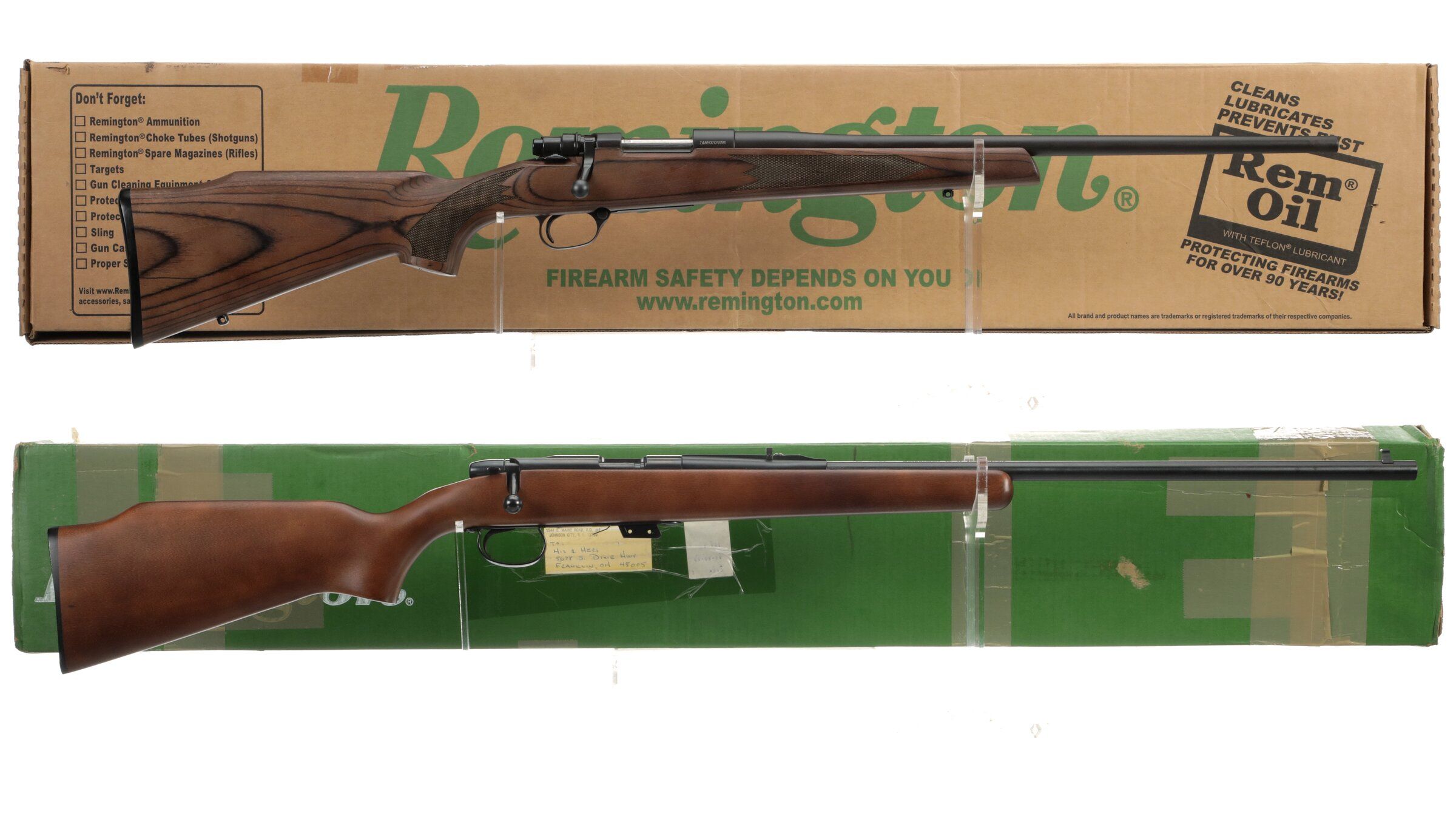 Two Remington Bolt Action Rifles | Rock Island Auction