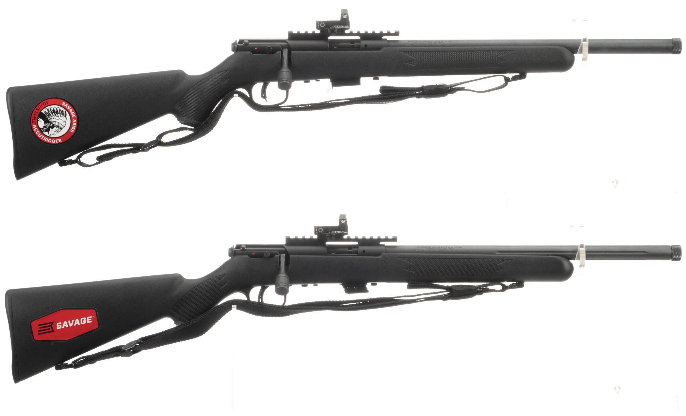 Two Savage Bolt Action Rifles with Boxes | Rock Island Auction