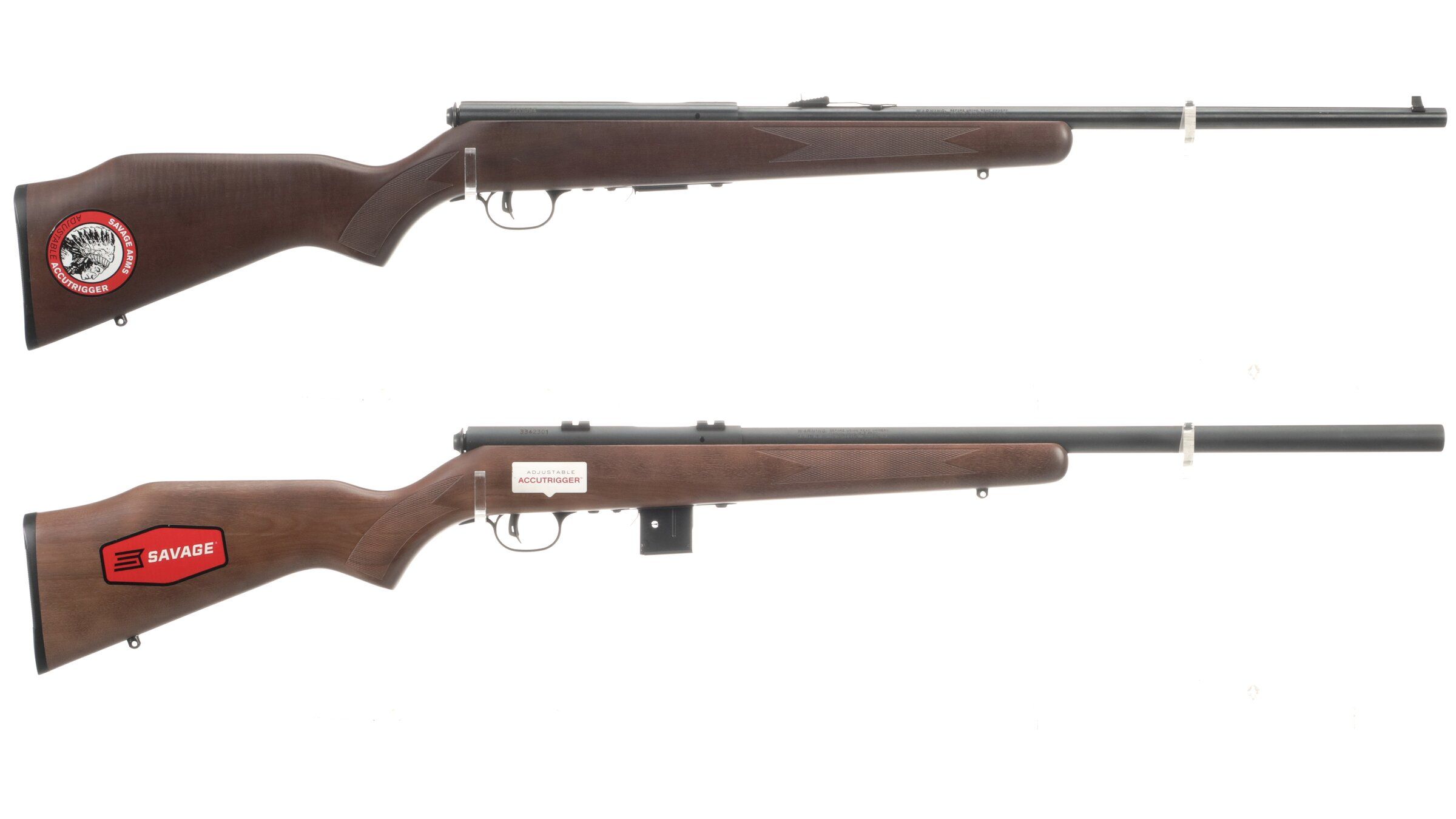 Two Savage 93 Bolt Action Rifles | Rock Island Auction