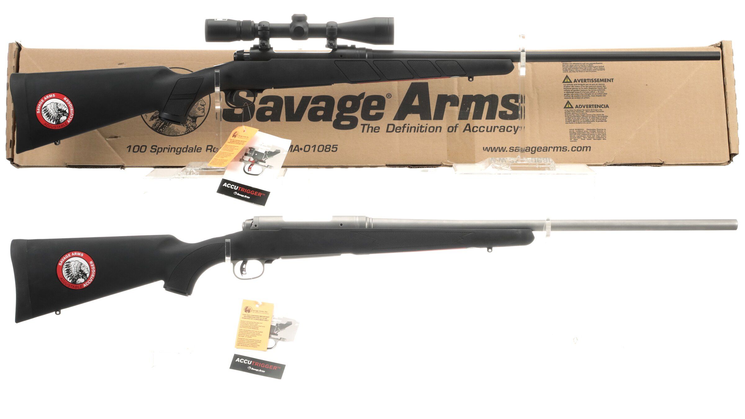 Two Savage Bolt Action Rifles | Rock Island Auction