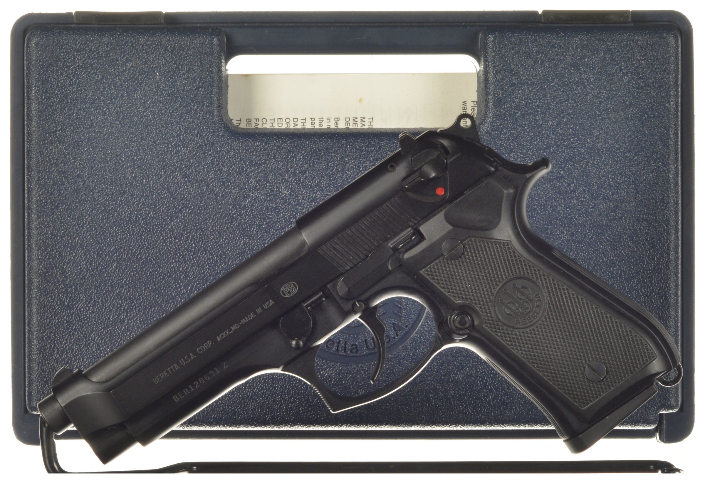 Beretta Model 92FS Semi-Automatic Pistol with Case | Rock Island Auction