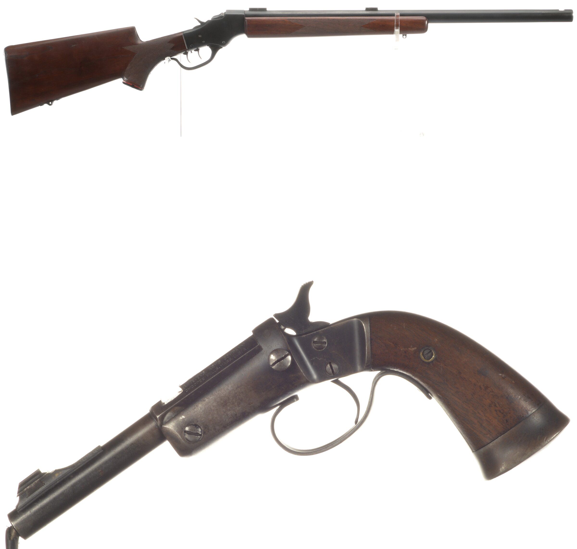 Two Stevens Single Shot Firearms | Rock Island Auction