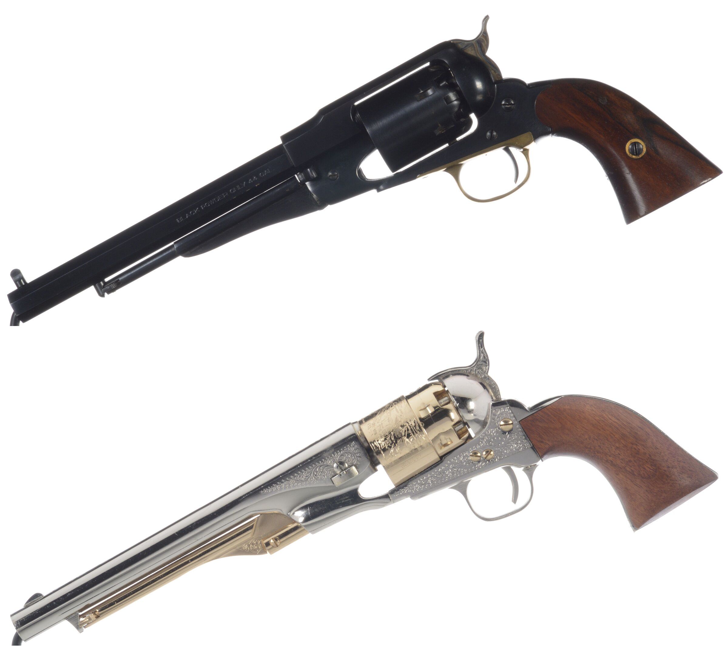 Two Reproduction Percussion Revolvers | Rock Island Auction