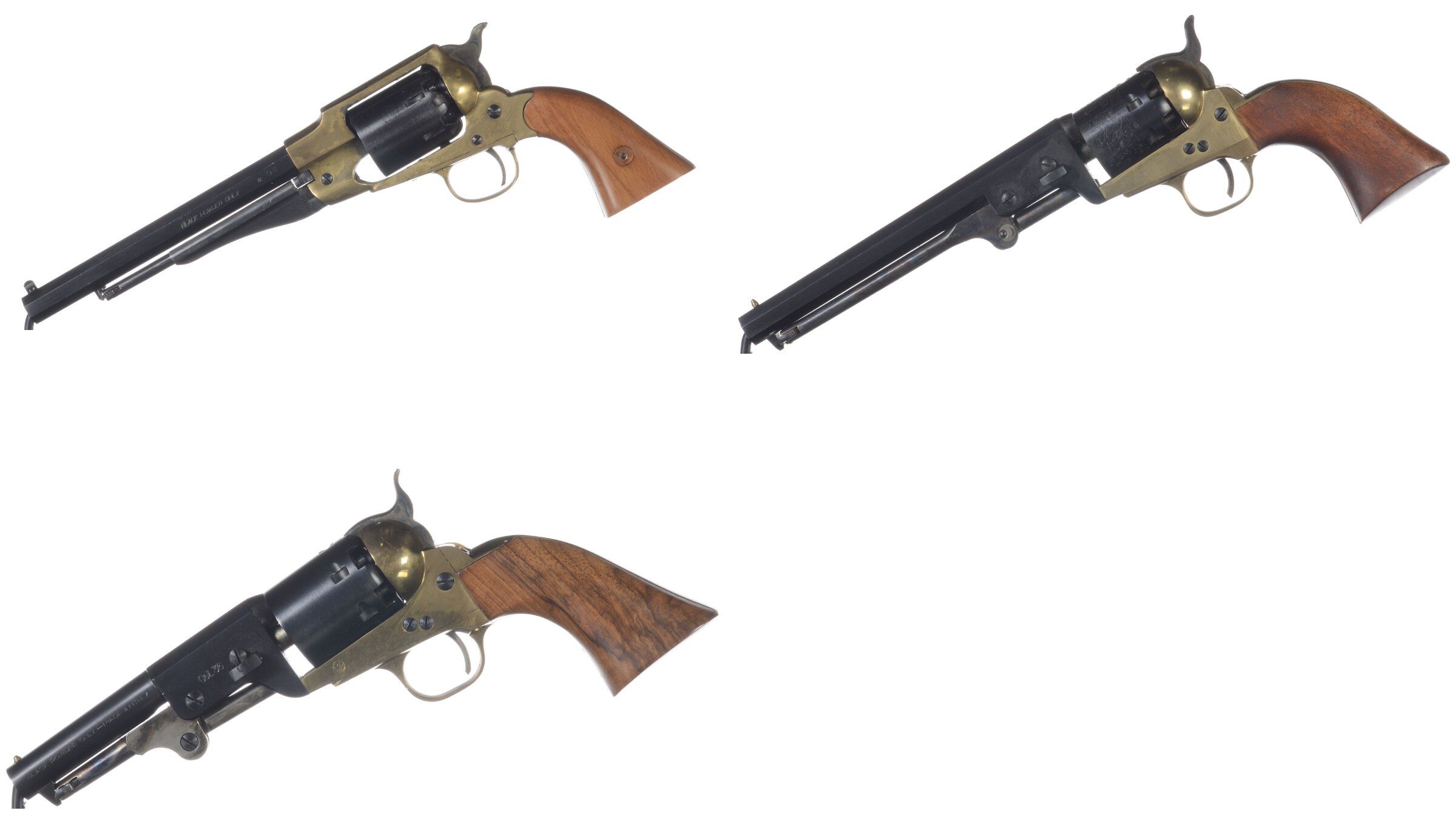Three Italian Reproduction Revolvers | Rock Island Auction