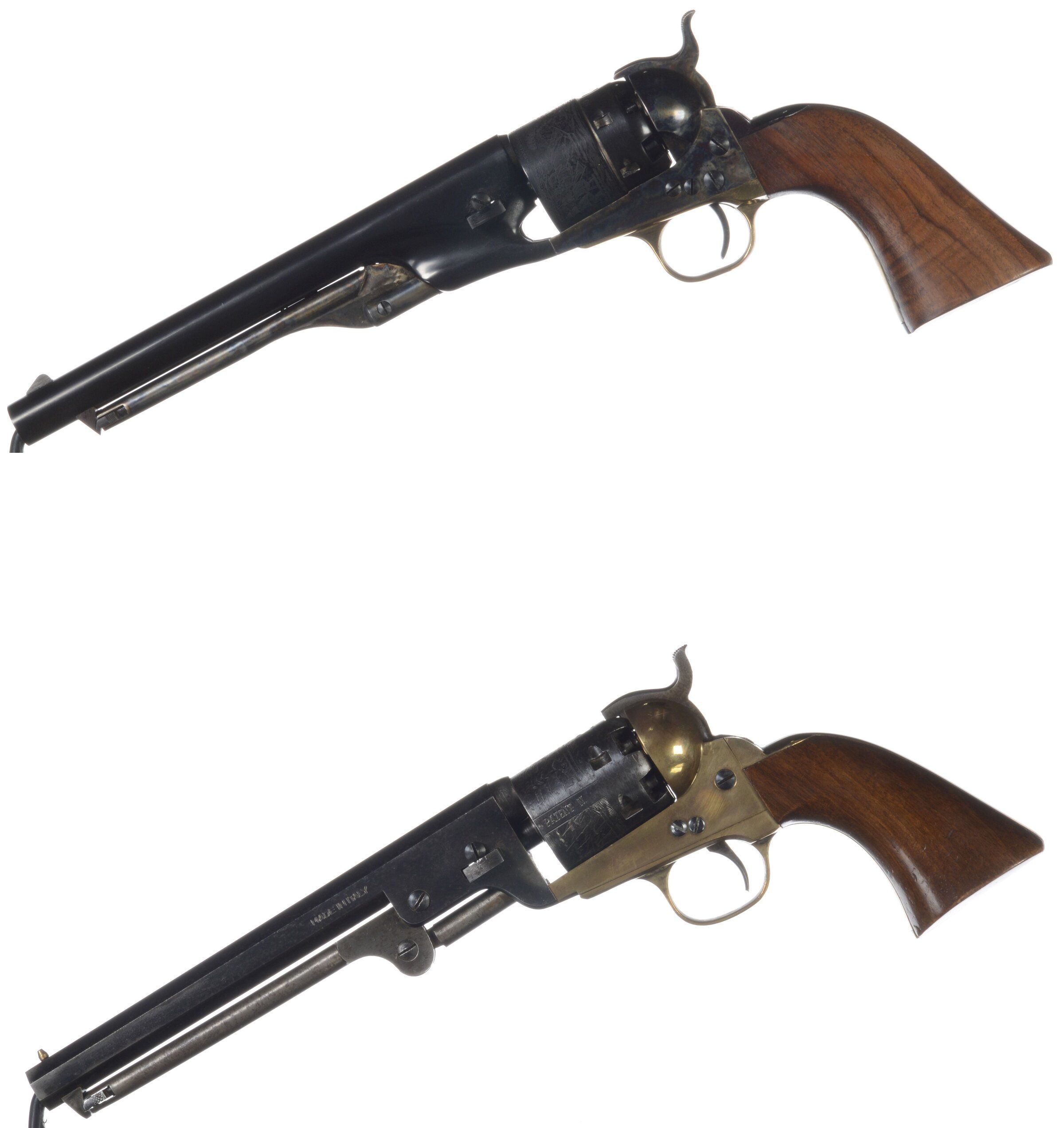 Two Reproduction Percussion Revolvers | Rock Island Auction