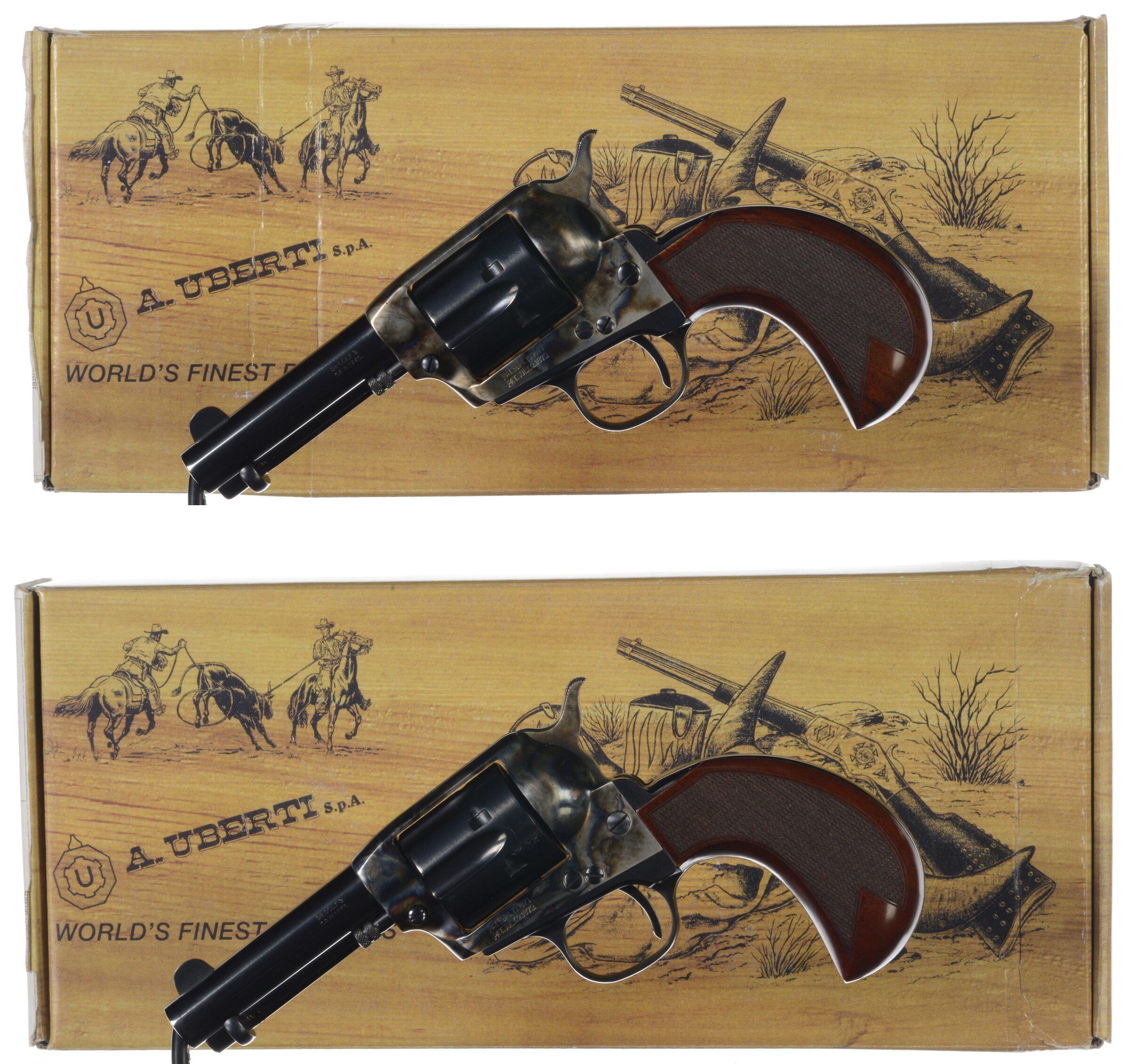Two Uberti/Stoeger Model 1873 Stallion Birdshead Revolver | Rock Island ...