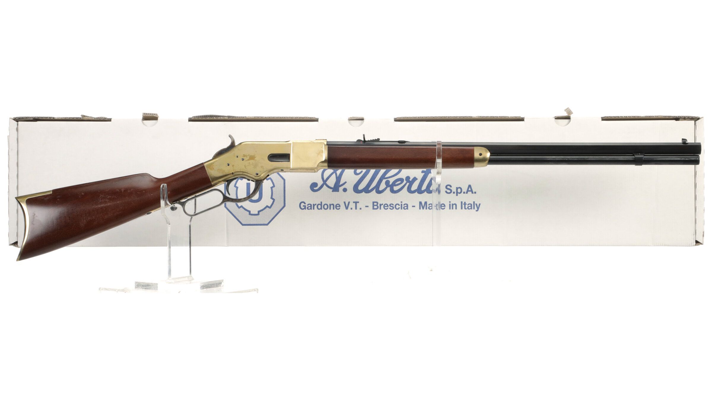 Uberti Model 66 Yellowboy Sporting Lever Action Rifle with Box | Rock ...