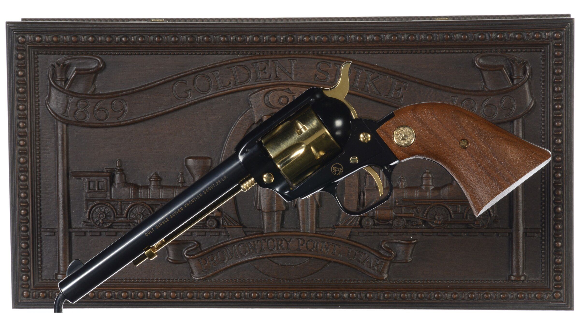 Colt Frontier Scout Golden Spike Commemorative Revolver | Rock Island ...