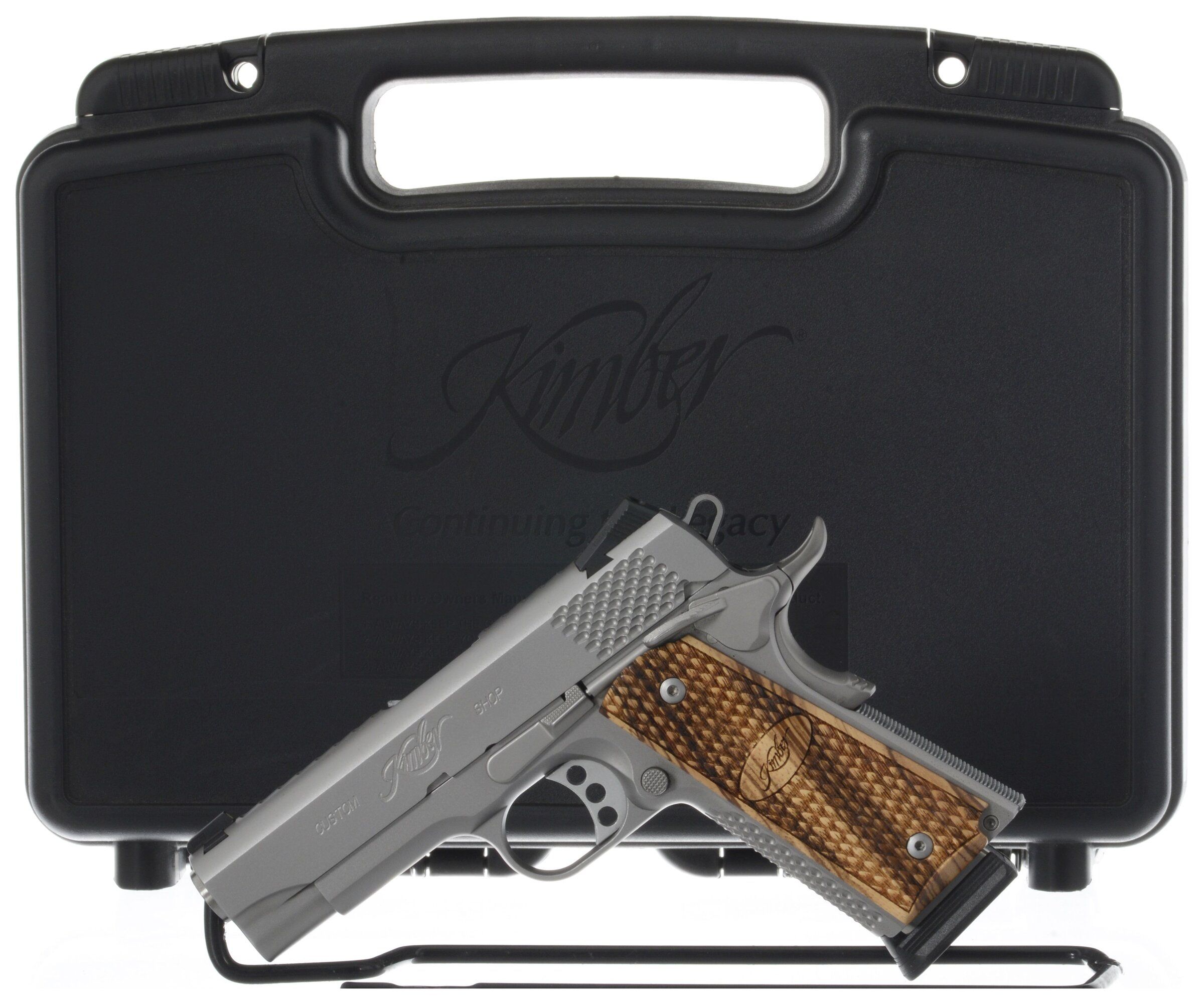 Kimber Custom Shop Stainless Pro Raptor II Pistol with Case | Rock ...